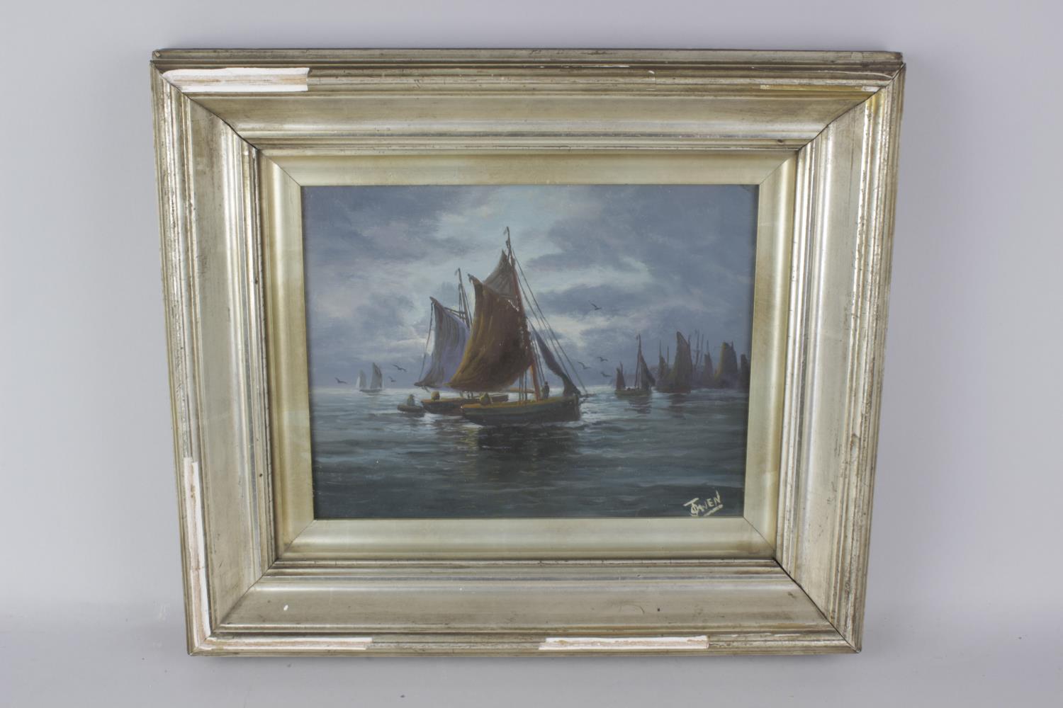 J. Owen, (early 20th century) A pair of marine paintings, oil on canvas ...