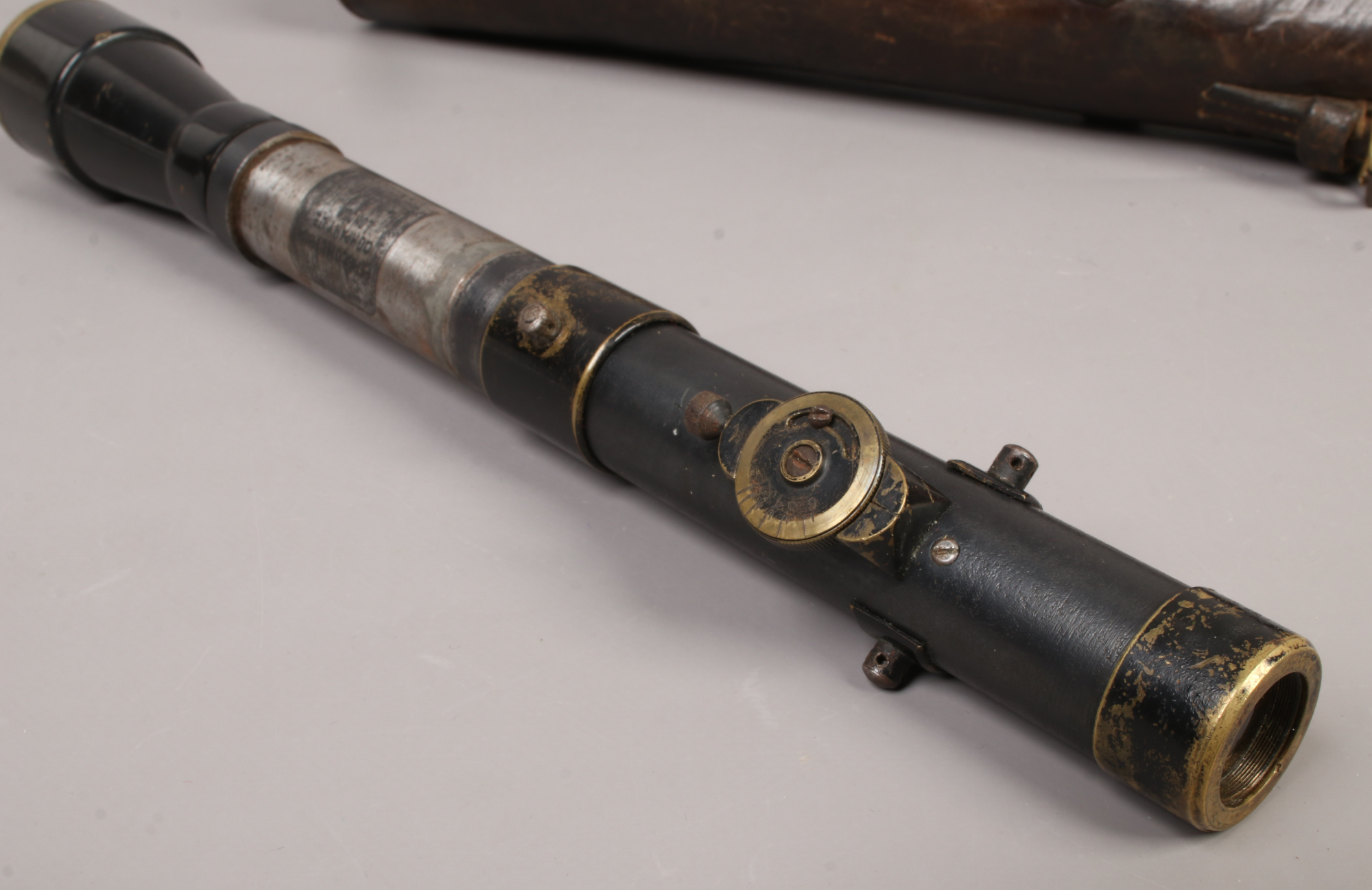 A World War I rifle scope by Periscope Prism Company Ltd London in ...
