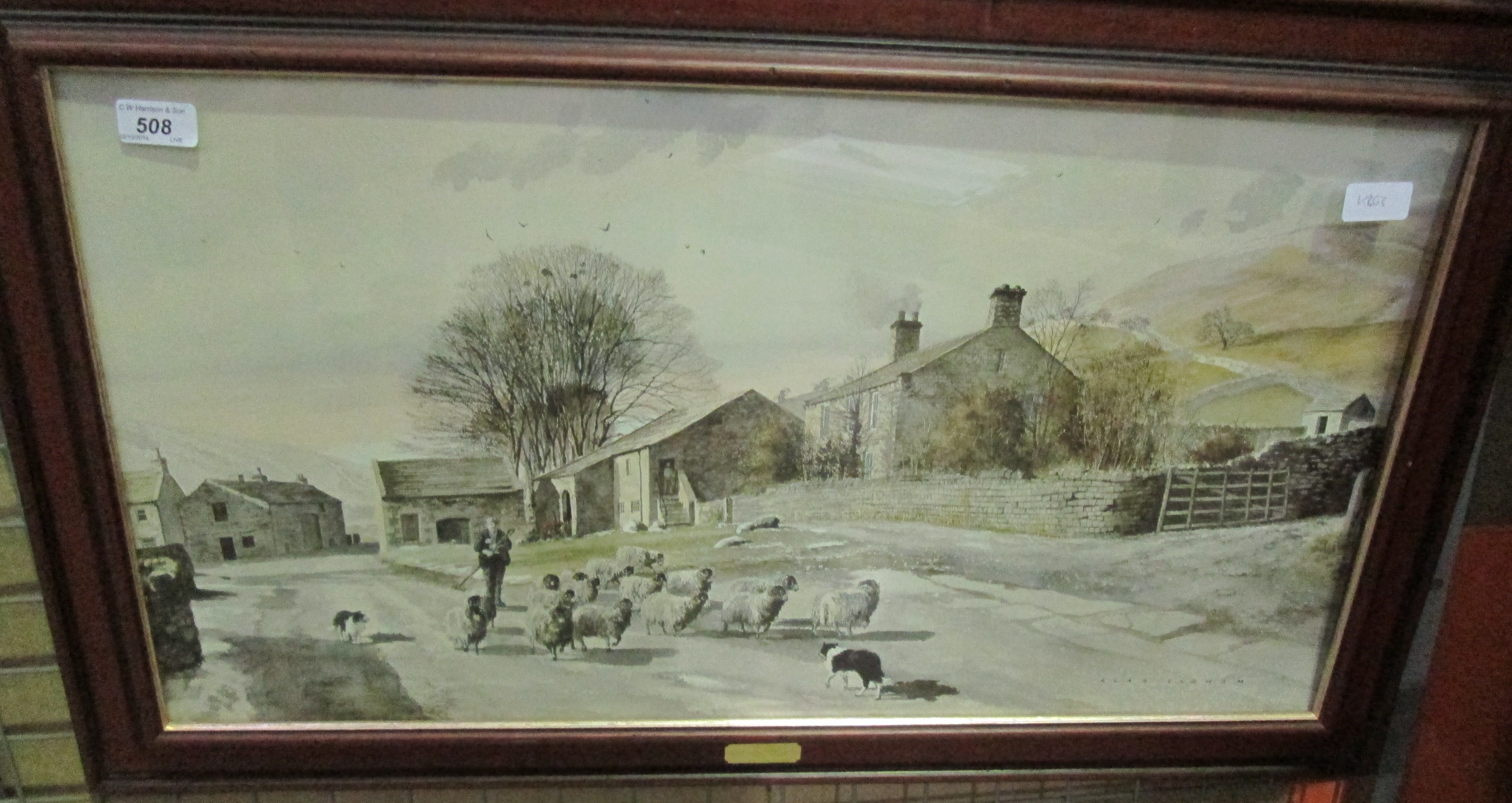 Alan Ingham large framed print 'Down from the Hills'