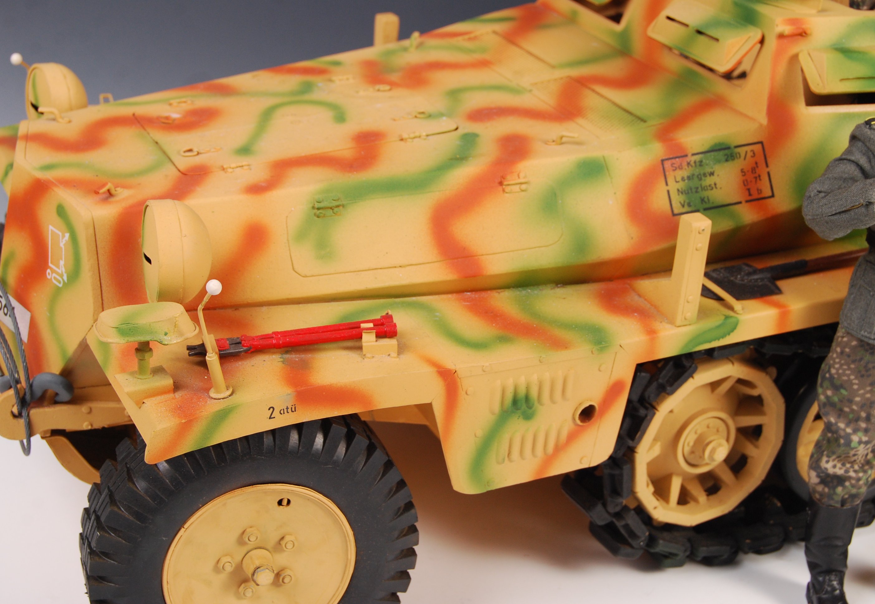 An incredible 1:6 / 1/6 scale metal model WWII Second World War German ...