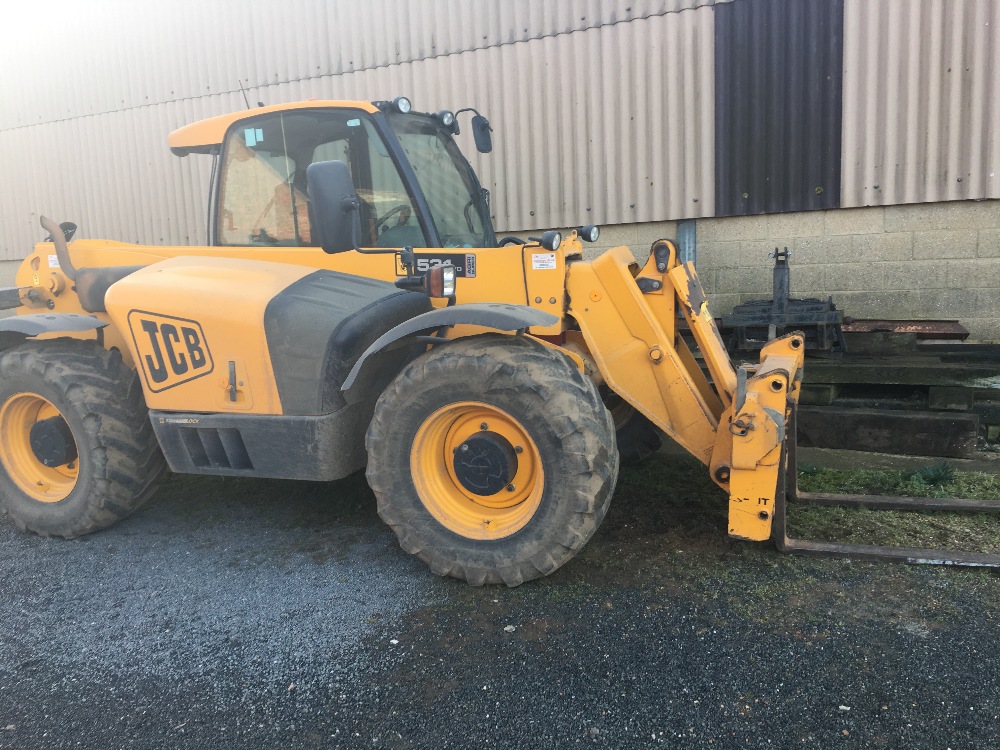 JCB Telehandler 531/70, 2680hrs, Pallet Forks, Q-Fit Headstock, Rear ...