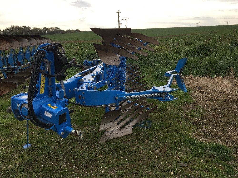 2014 Lemken Europal 8 5+1 L 100, 6 Furrow Plough, Press Arm, Depth Wheel, Slatted Mouldboards, Sk