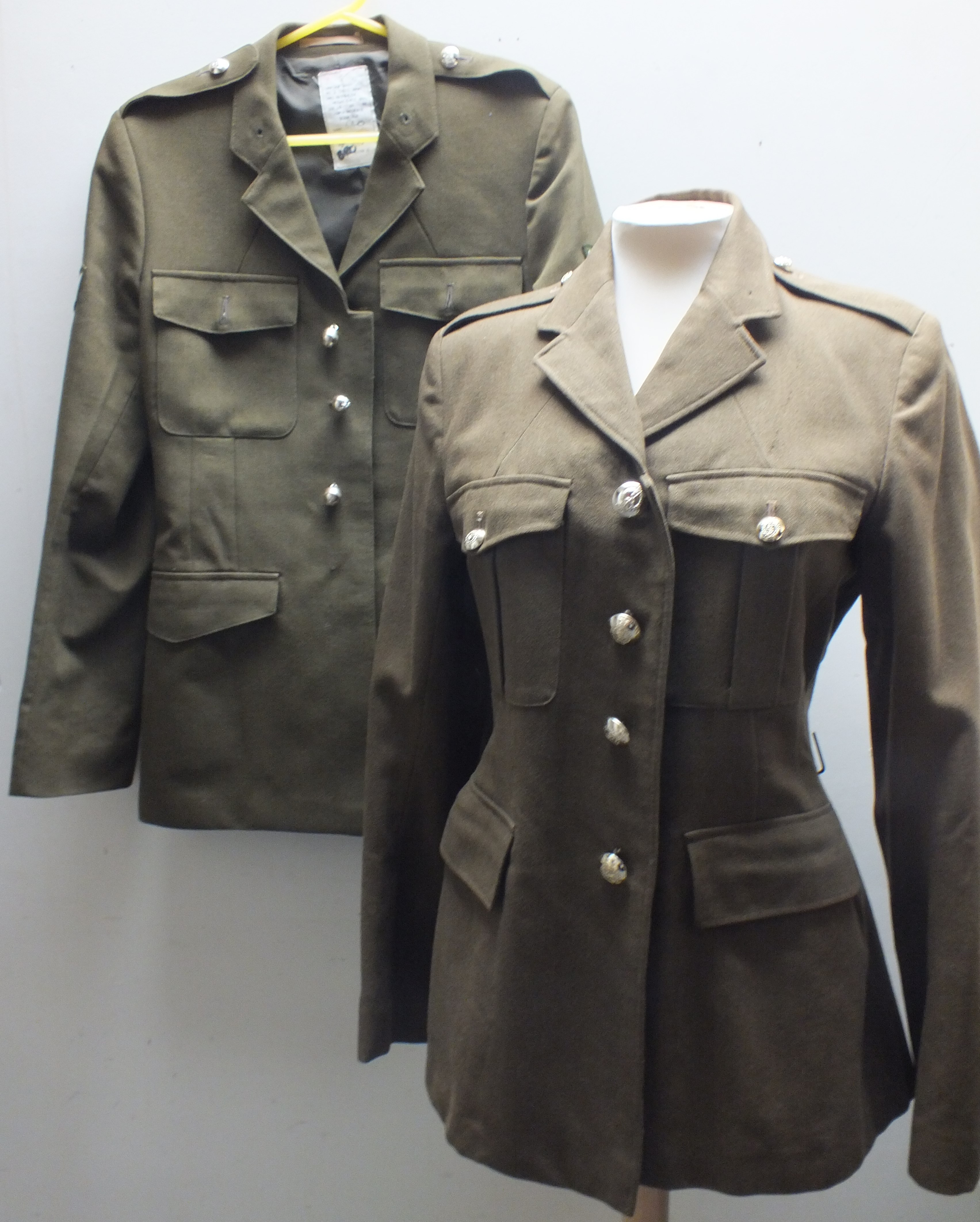 A BRITISH ARMY NO. 2 DRESS MANS ROYAL ARTILLERY UNIFORM JACKET, chest ...