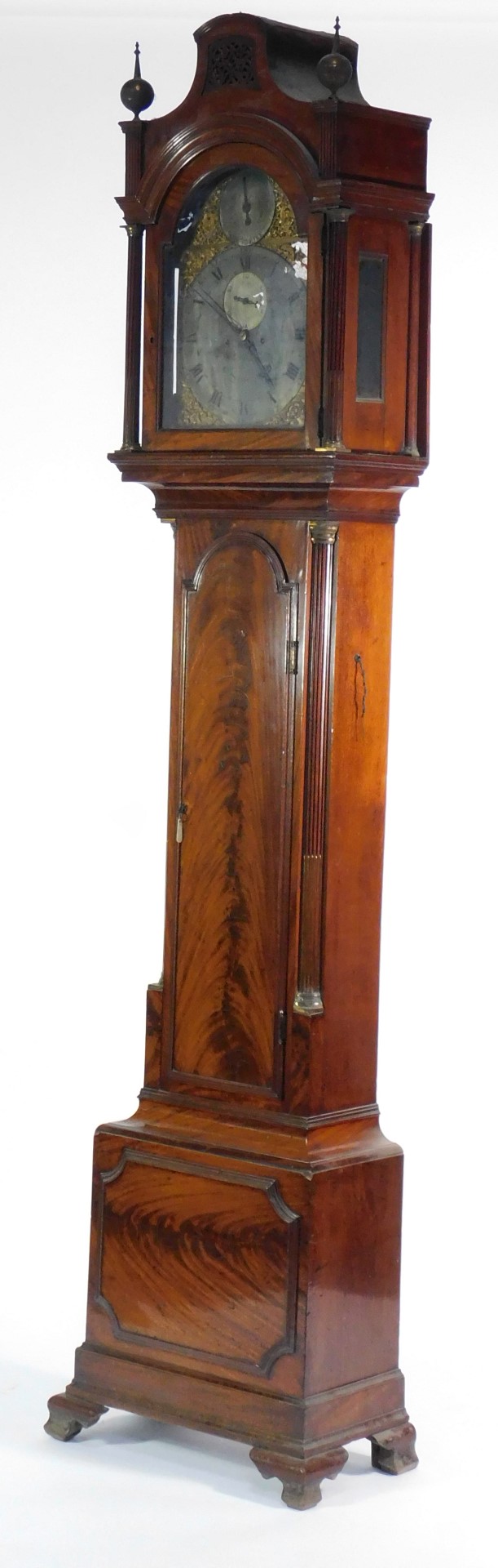 Richard Comber of Lewes. A George III mahogany longcase clock, with ...