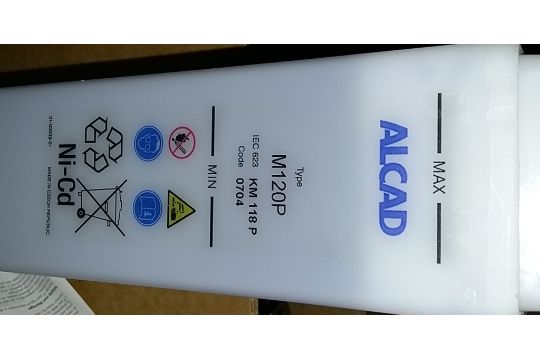 Alcad batteries - wet filled with alkali - type M120P - 20 cells