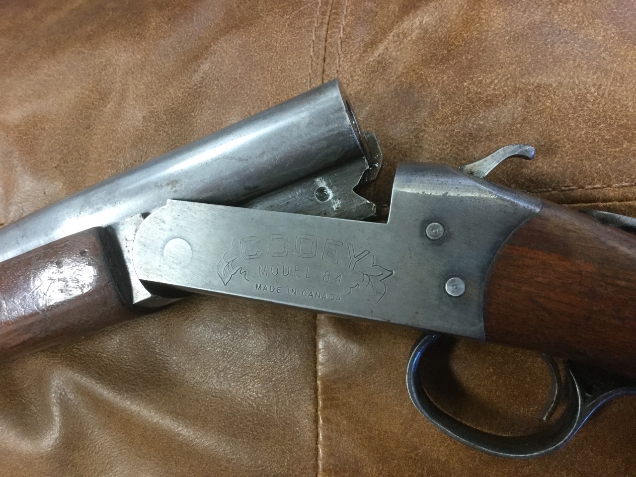 A Canadian Cooey .410 single barrel shotgun, by Winchester - Western ...