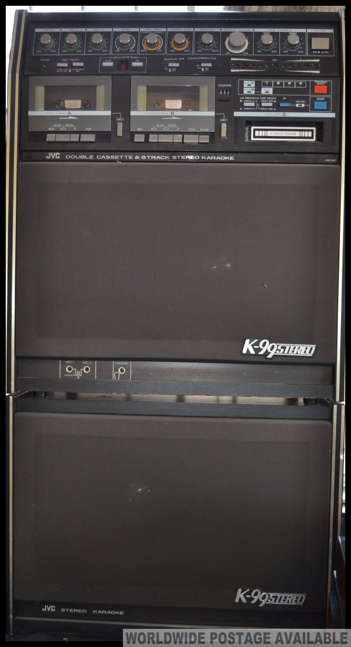 VINTAGE JVC KARAOKE SYSTEM; An original vintage JVC Karaoke K99 Stereo ...