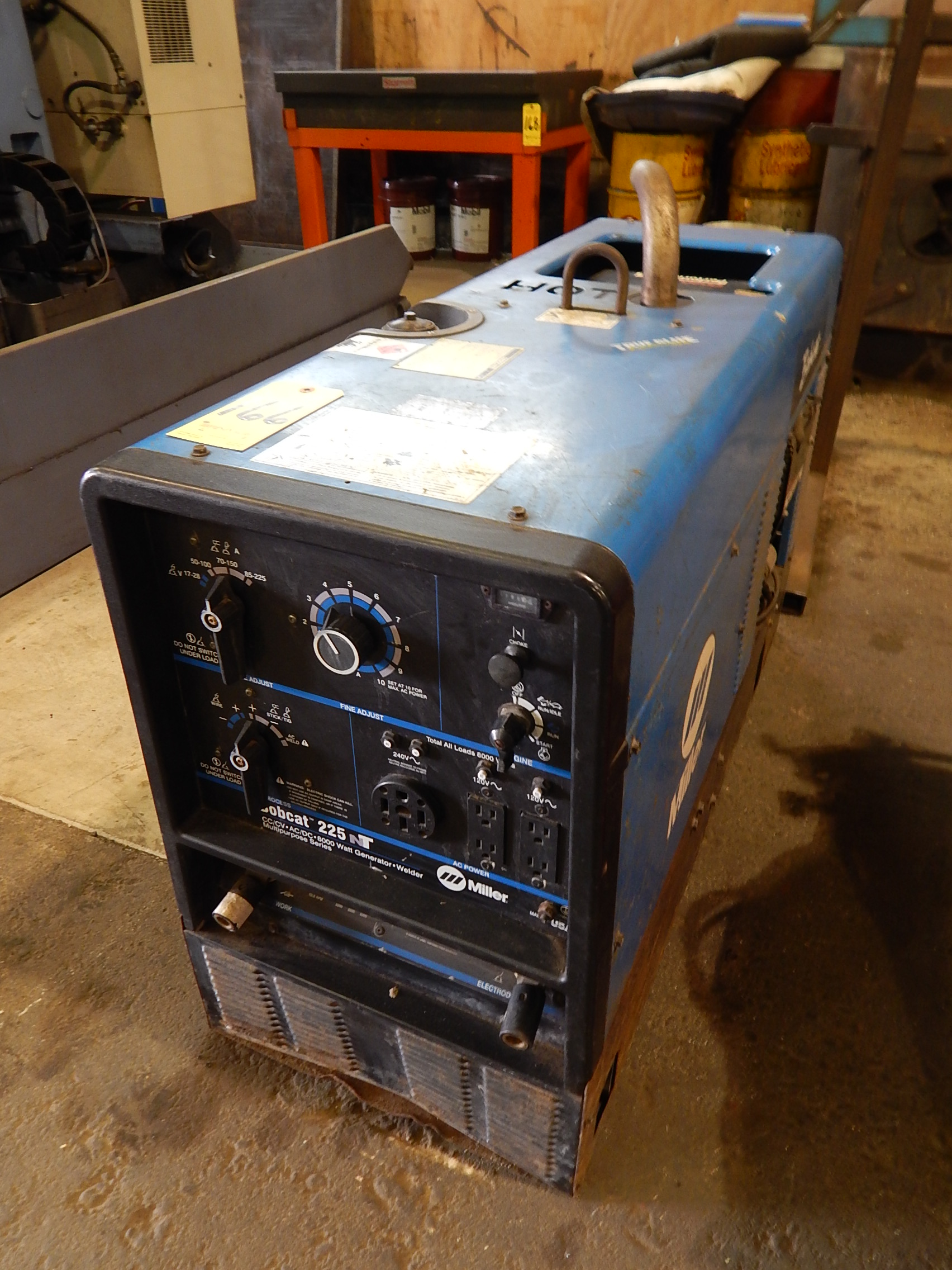 Miller Bobcat 225NT CC/CV/AC/DC 8000 Watt Welder Generator with Gas ...