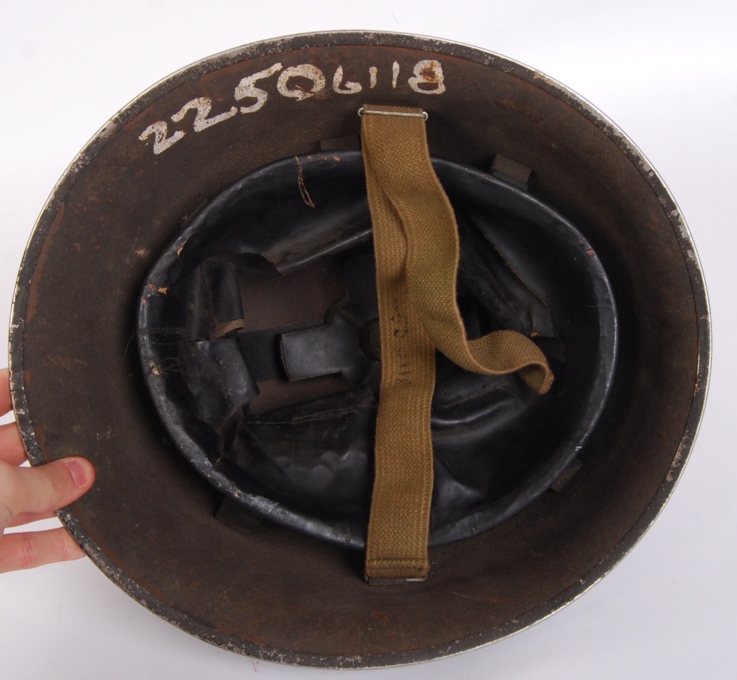 An original WWII Second World War likely Turkish steel military uniform ...