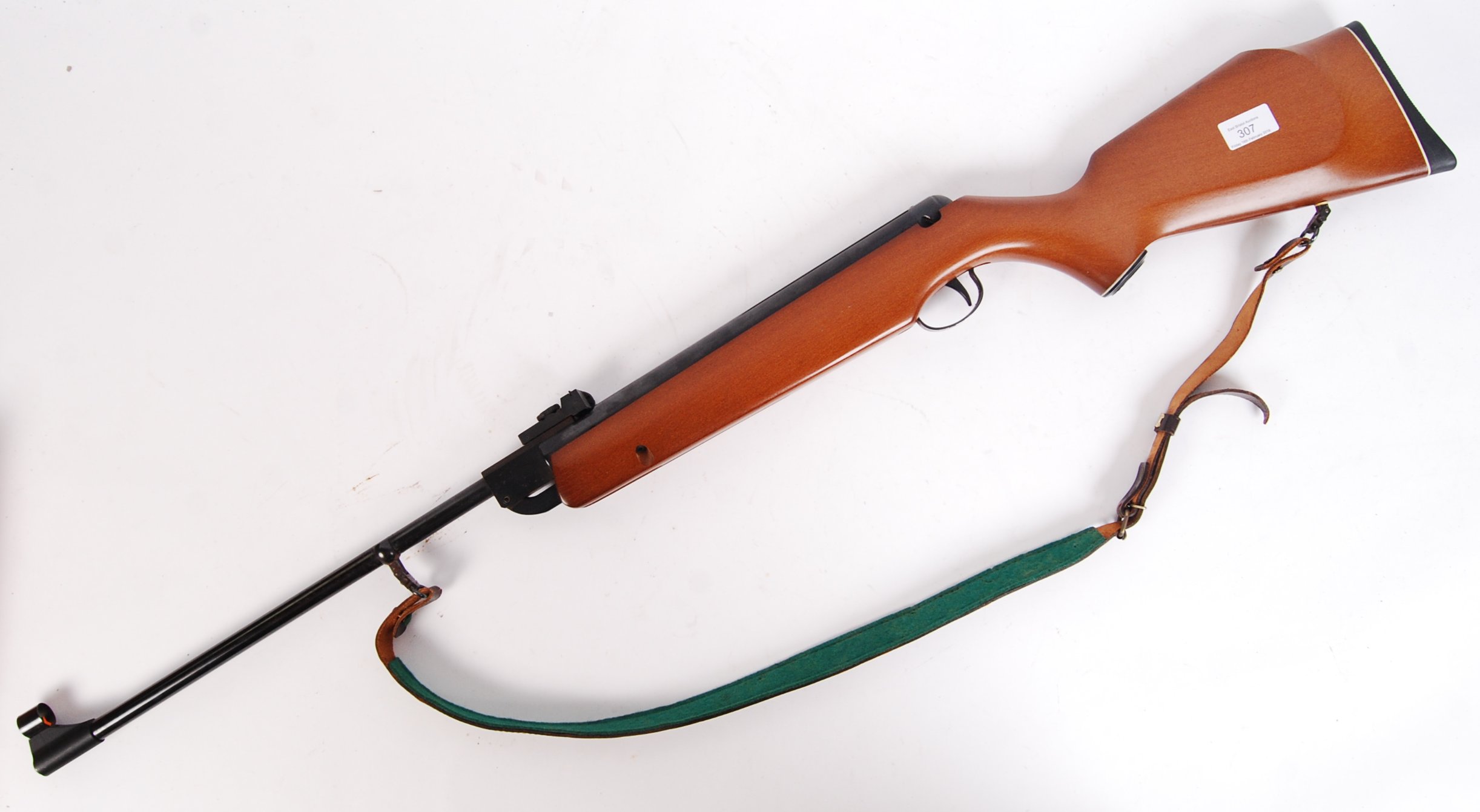An original Webley Vulcan .22 calibre break barrel wooden stock air ...