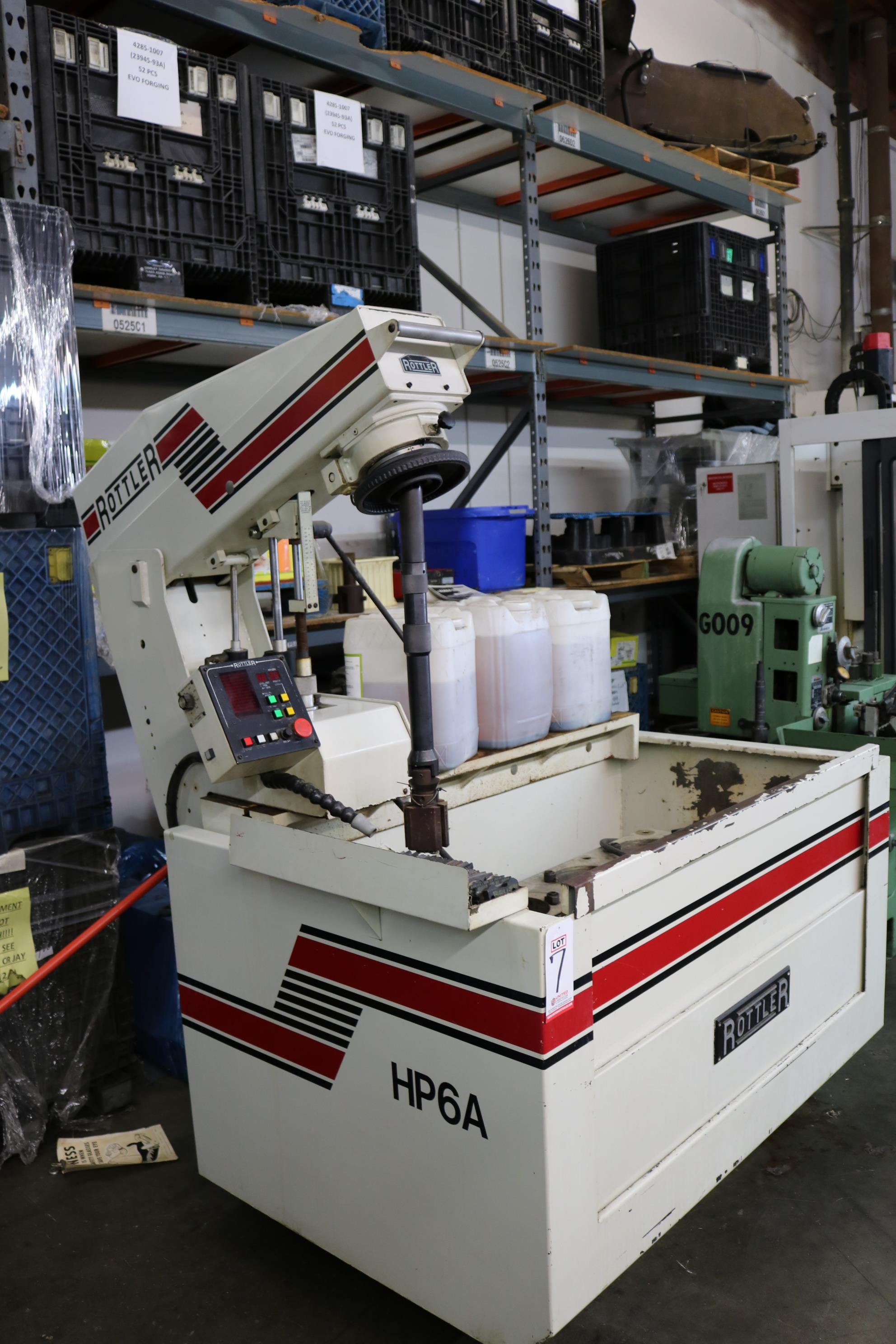 2000 ROTTLER AUTOMATIC POWER STROKE HONING MACHINE, MODEL HP6A, 1.5" X ...