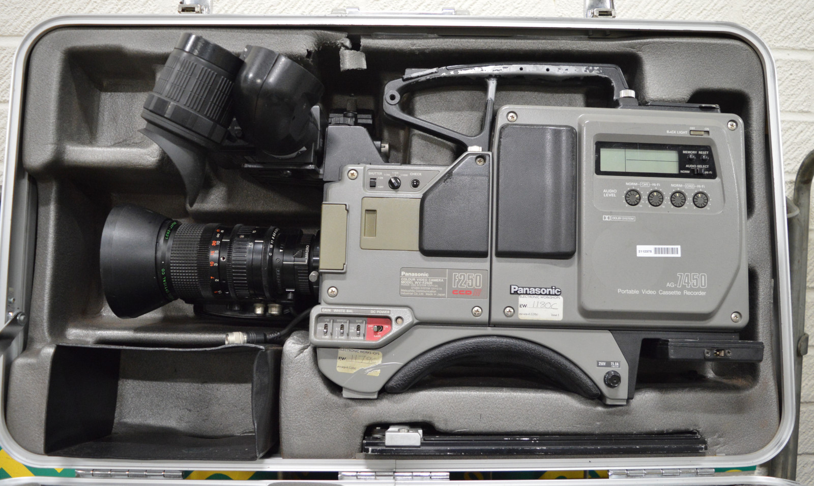 Panasonic Portable Video Cassette Recorder AG-7450.