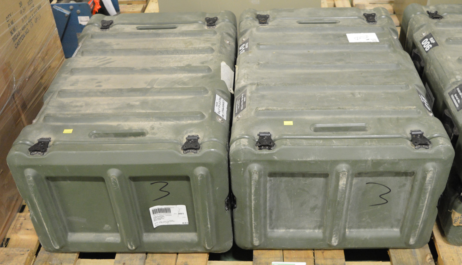 2x Restricted Access Point (RAP) Portable Boxes - NSN 8145-99-152-7704.