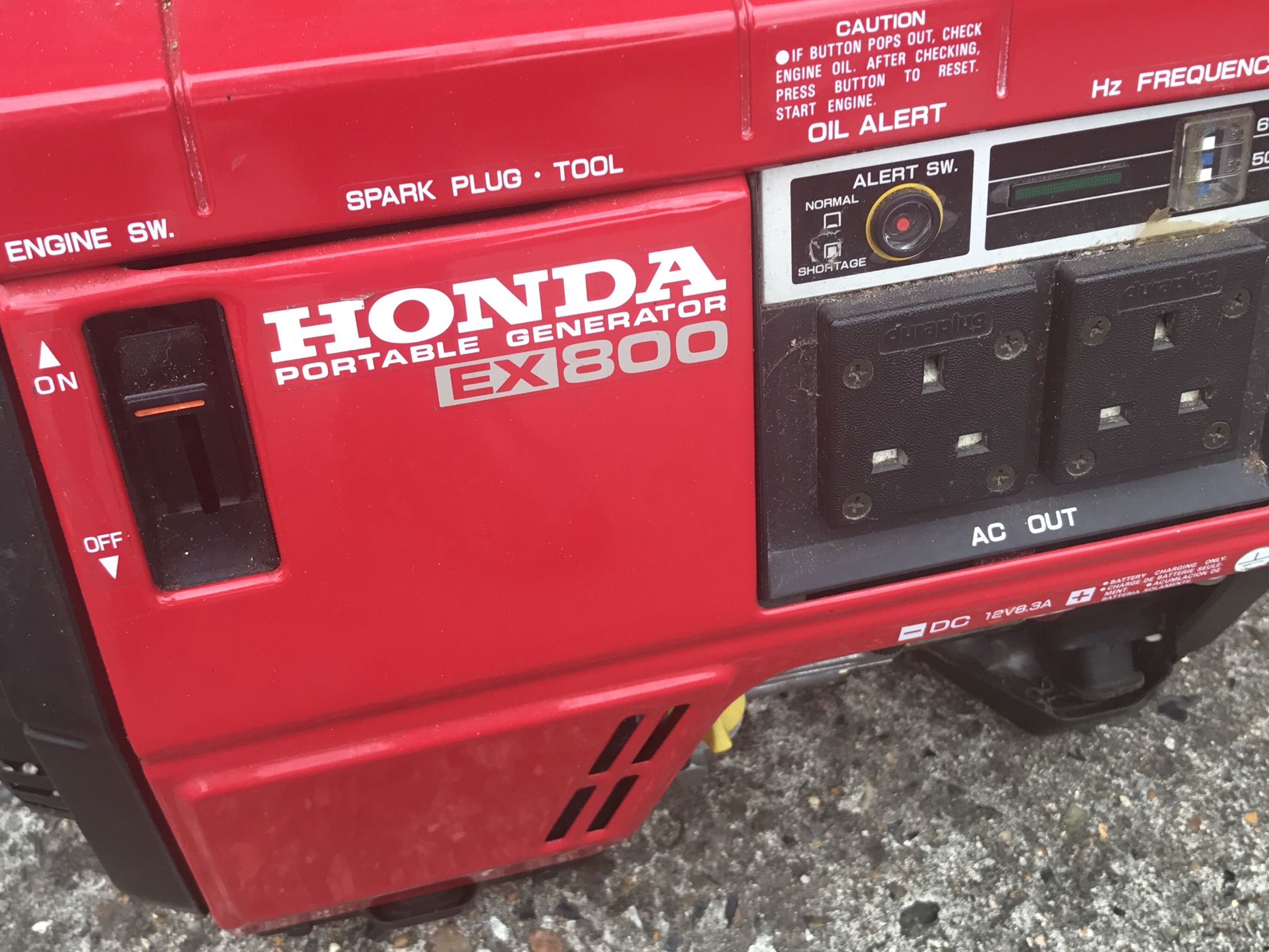 HONDA EX800 PORTABLE GENERATOR