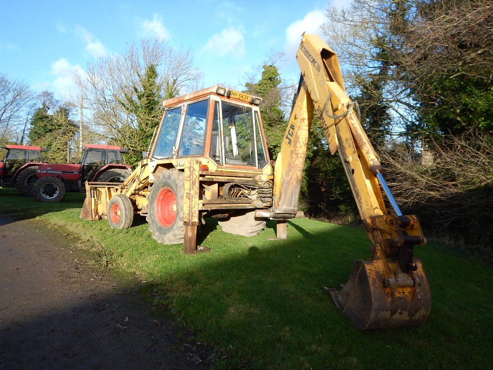 1982 JCB 3CX Sitemaster 2wd BACKHOE DIGGER LOADER Fitted with front ...