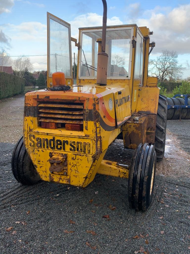 Sanderson Plantman diesel Forklift. Fitted with 3 cylinder Ford diesel ...