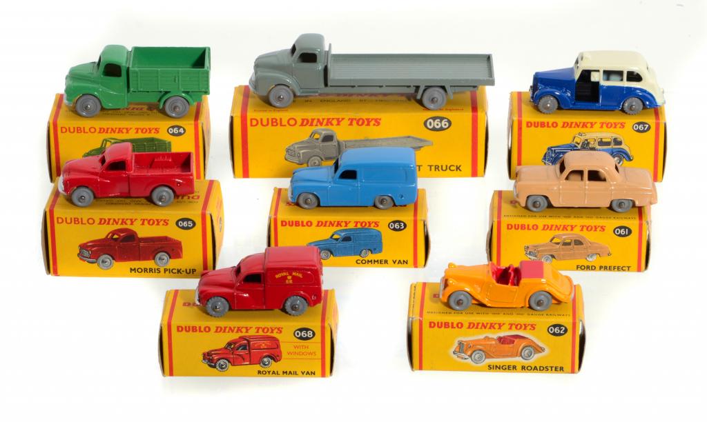 EIGHT DINKY DUBLO TOYS all different, boxed