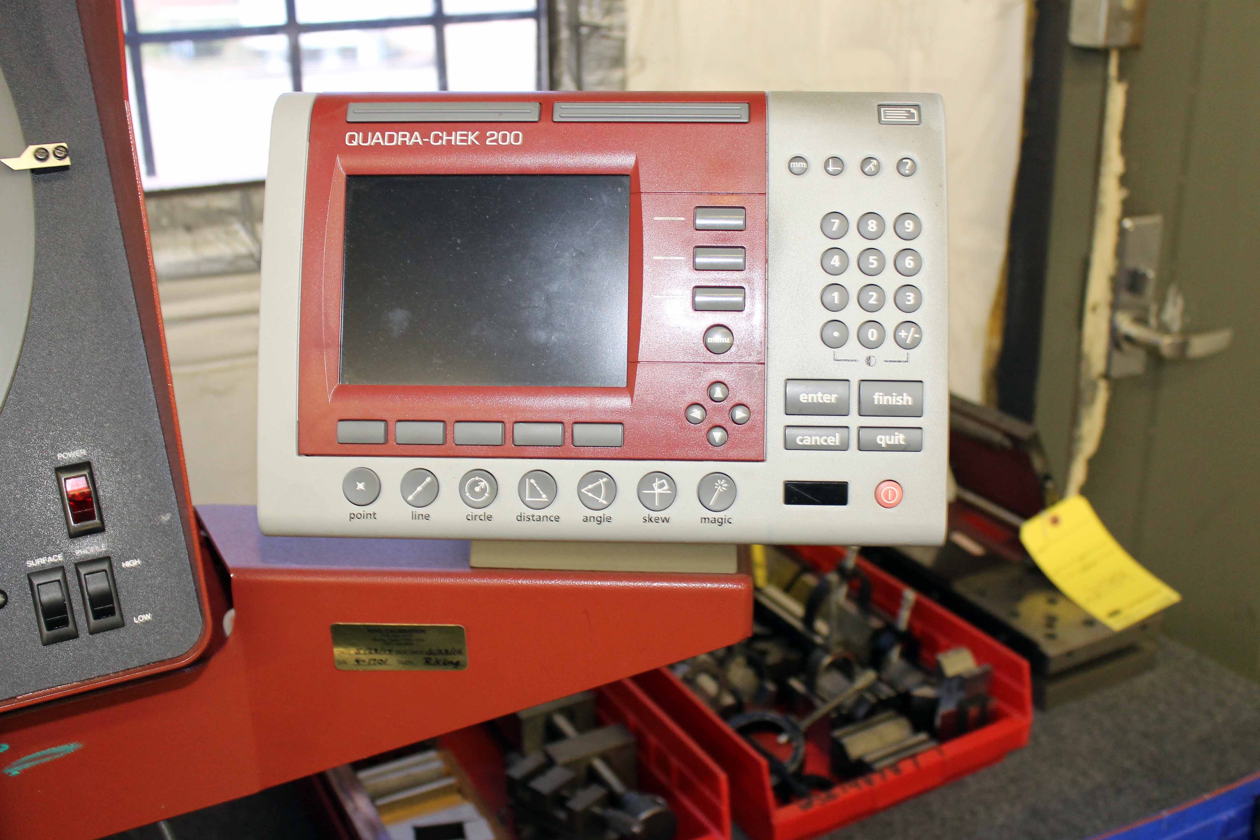 OPTICAL COMPARATOR, STARRETT 400 SERIES, 16" bench top, 20X lens ...