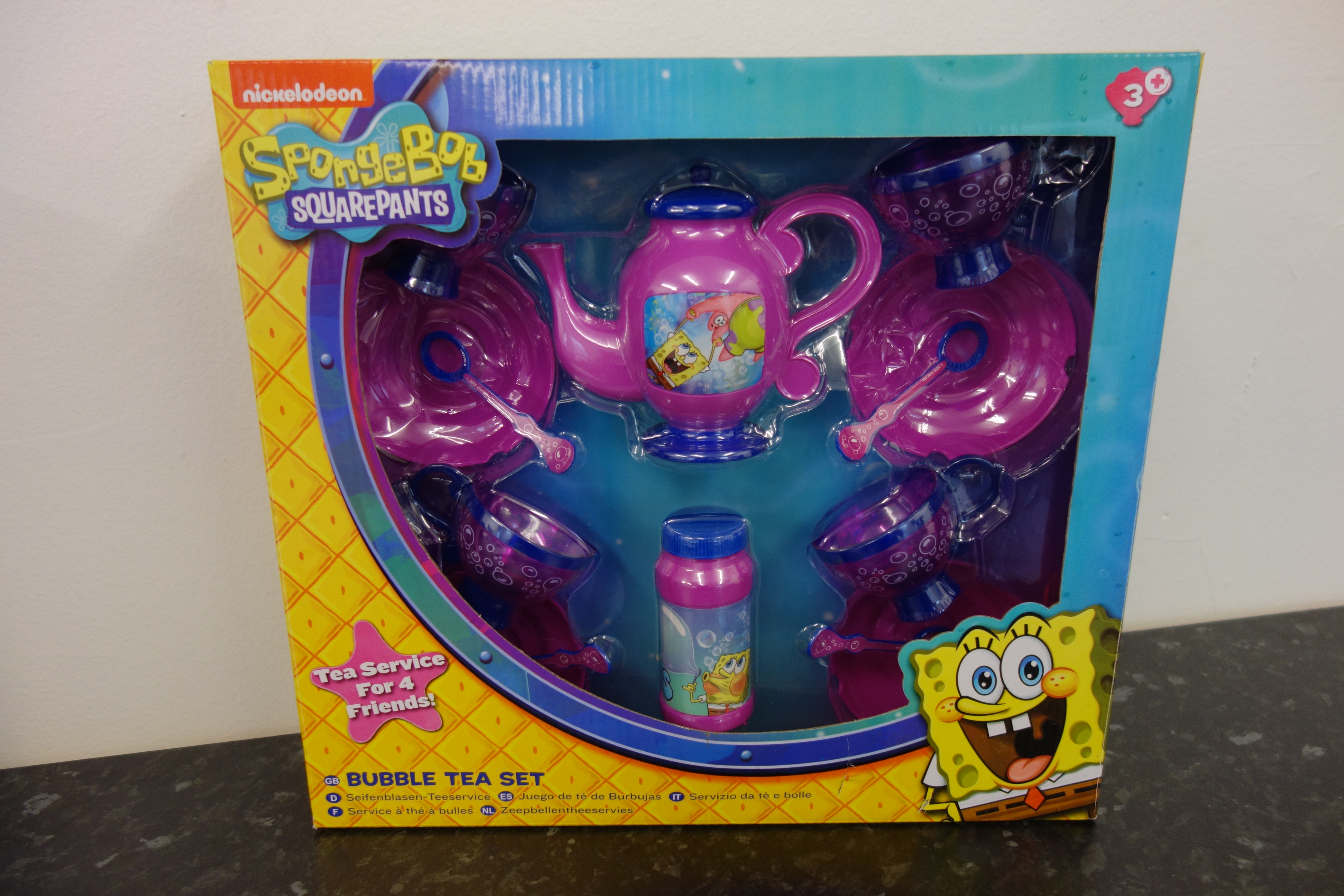 12 x Brand New - Nickelodeon Spongebob Squarepants - Bubble Tea Set ...