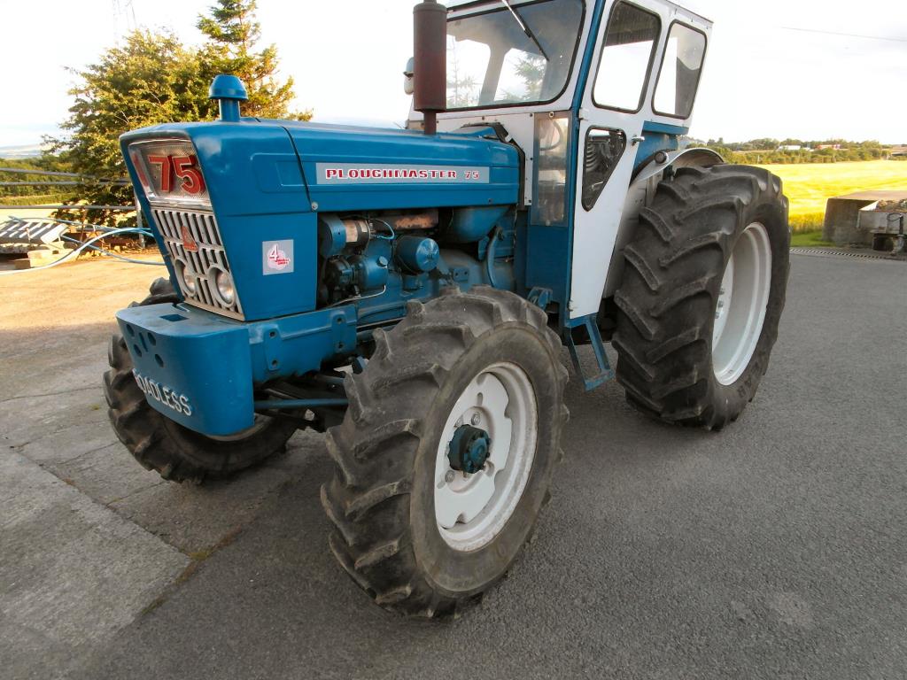 1969 ROADLESS Ploughmaster 75 4 cylinder 4wd diesel TRACTOR Reg no. ODV ...