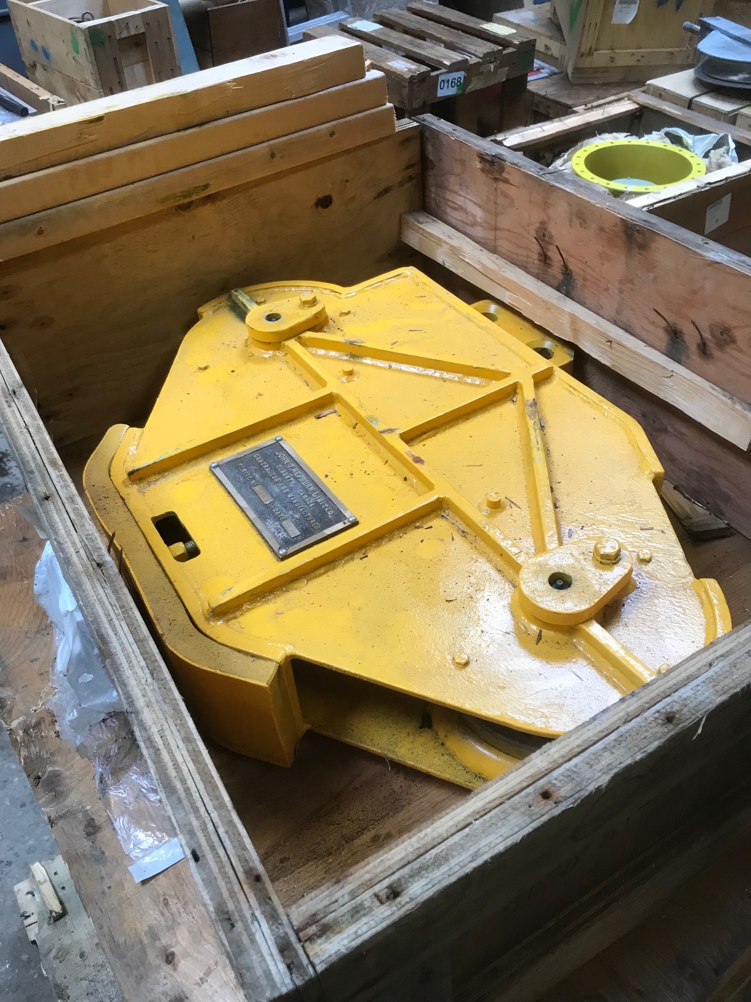 Flounder plate with repacked bearings