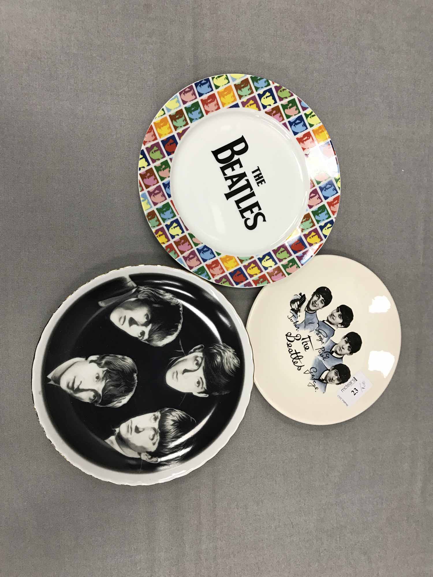 LARGE LOT OF BEATLES RELATED COLLECTORS PLATES