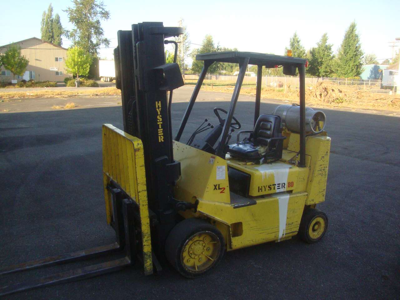 Hyster S80 YLBCS 8000 lb Cap Forklift 3 Stage, 193.50" Mast, Side Shift ...