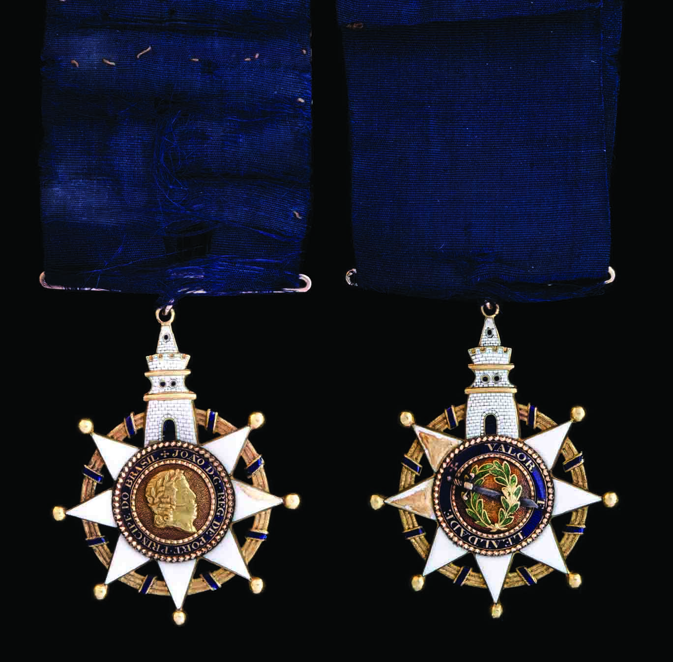 Portugal, Order of the Tower & Sword, Type I (1808-34) with portrait of ...