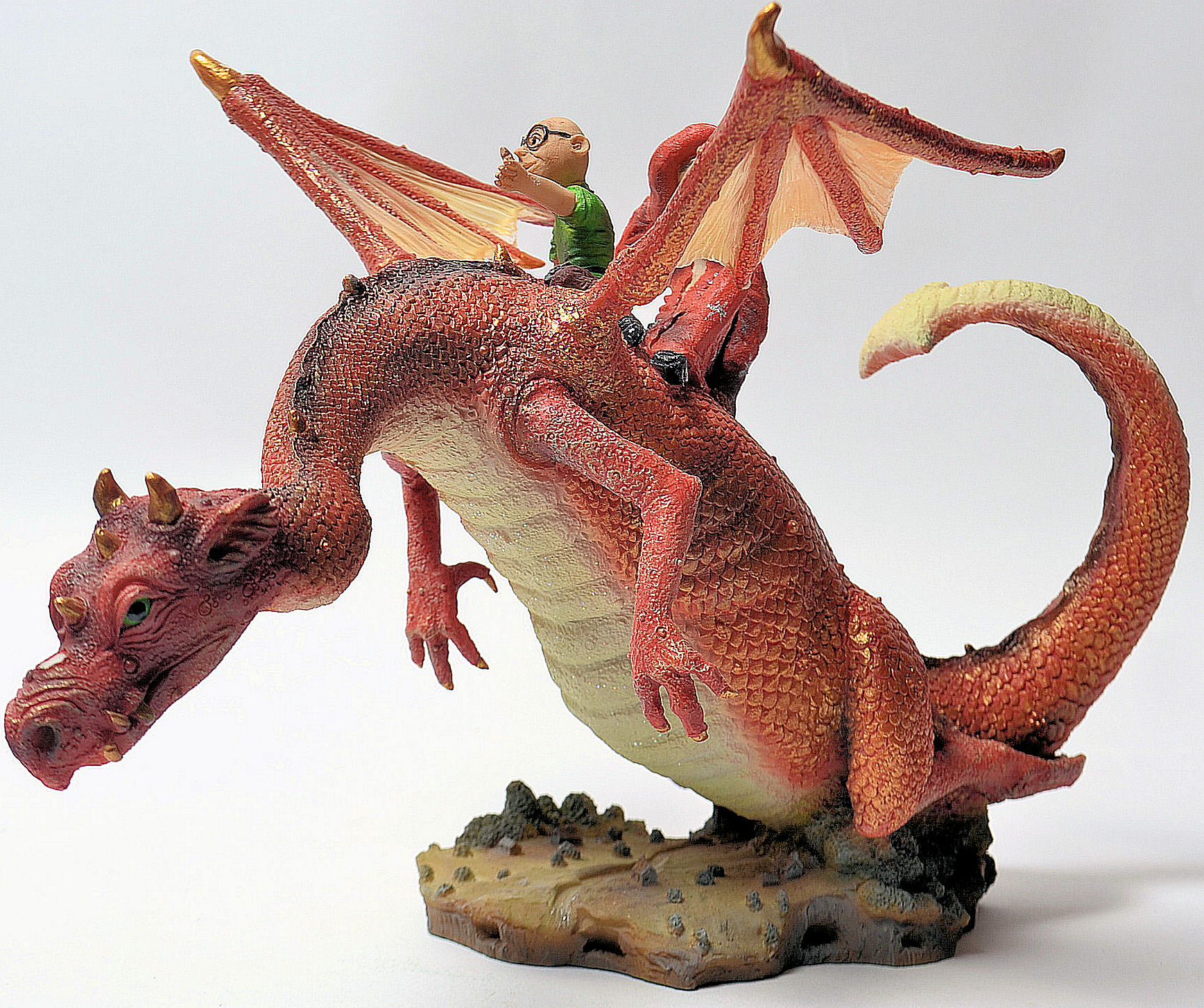 Rincewind Twoflower and Ninereeds figurine (red variation) from Terry ...