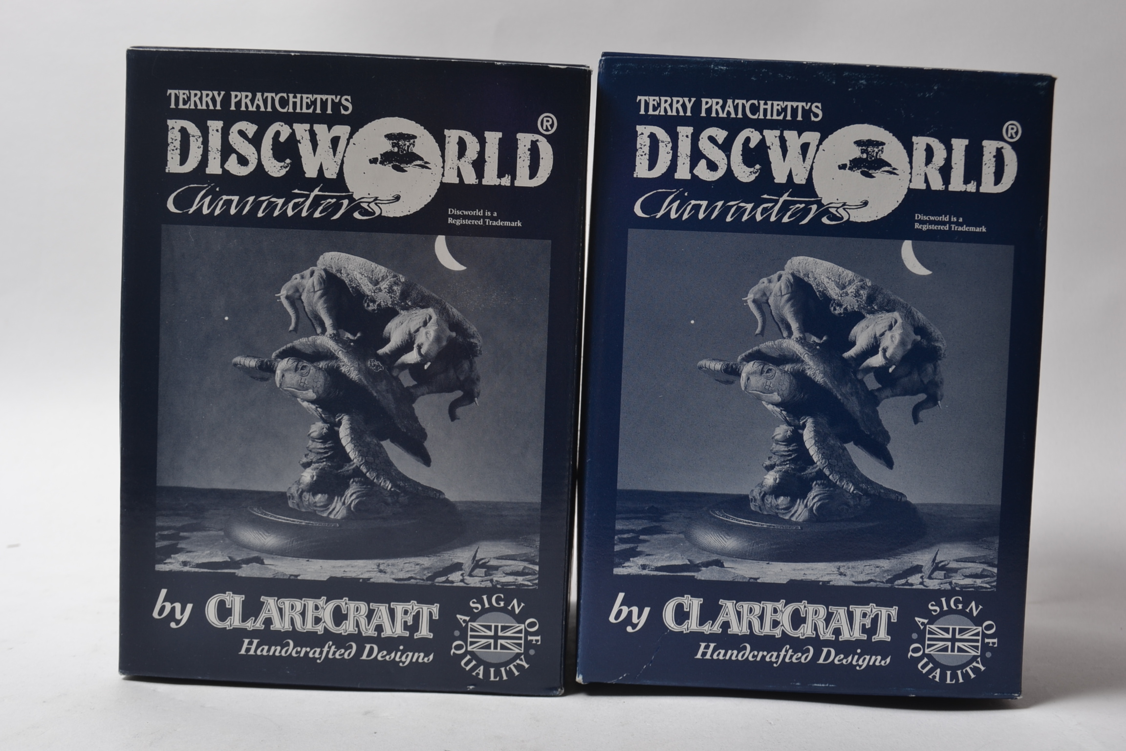 Rincewind Bookend DW11 and Death Bookend DW12 from Terry Pratchett’s ...