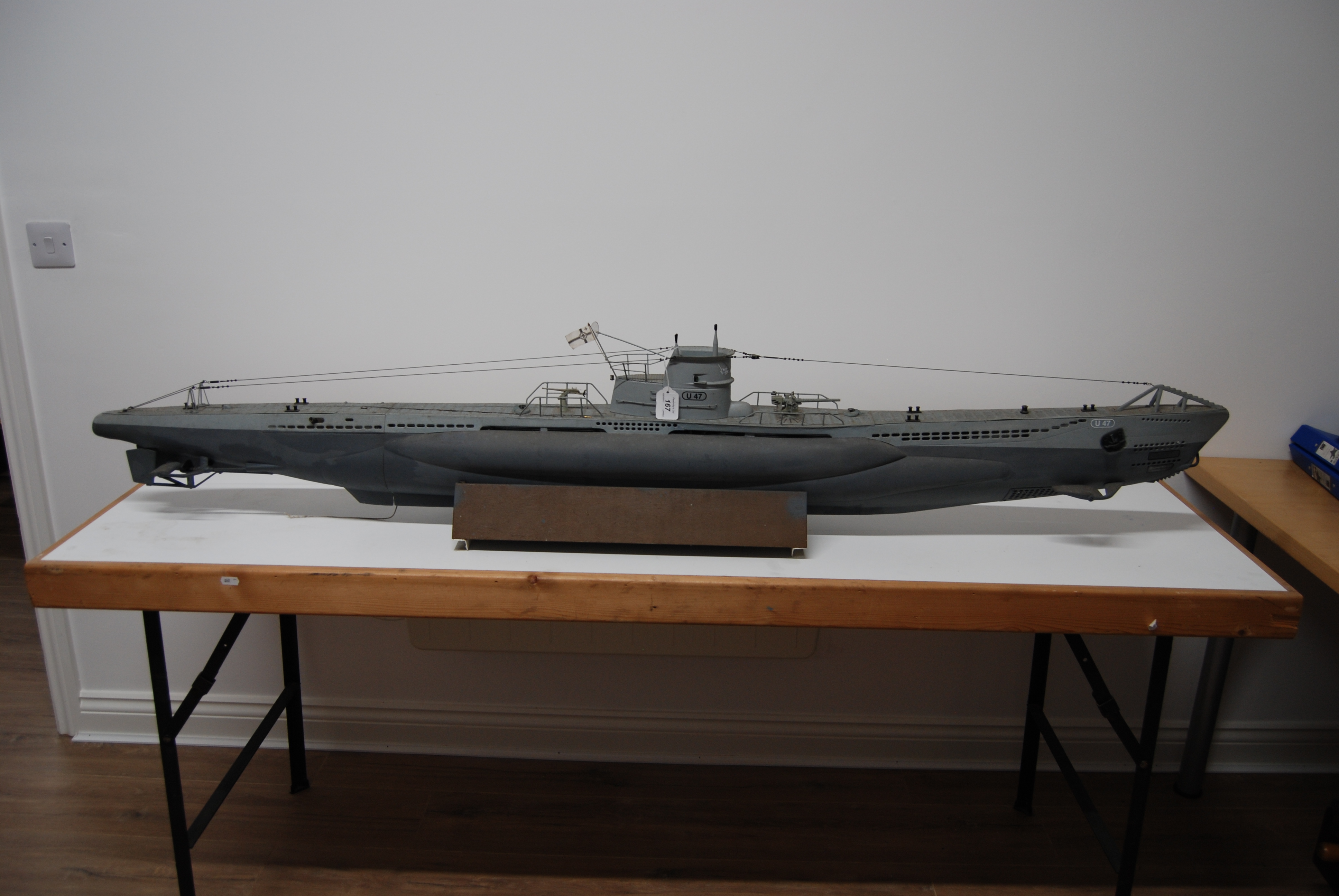 U47 German submarine, this model submerges and has a radio control ...
