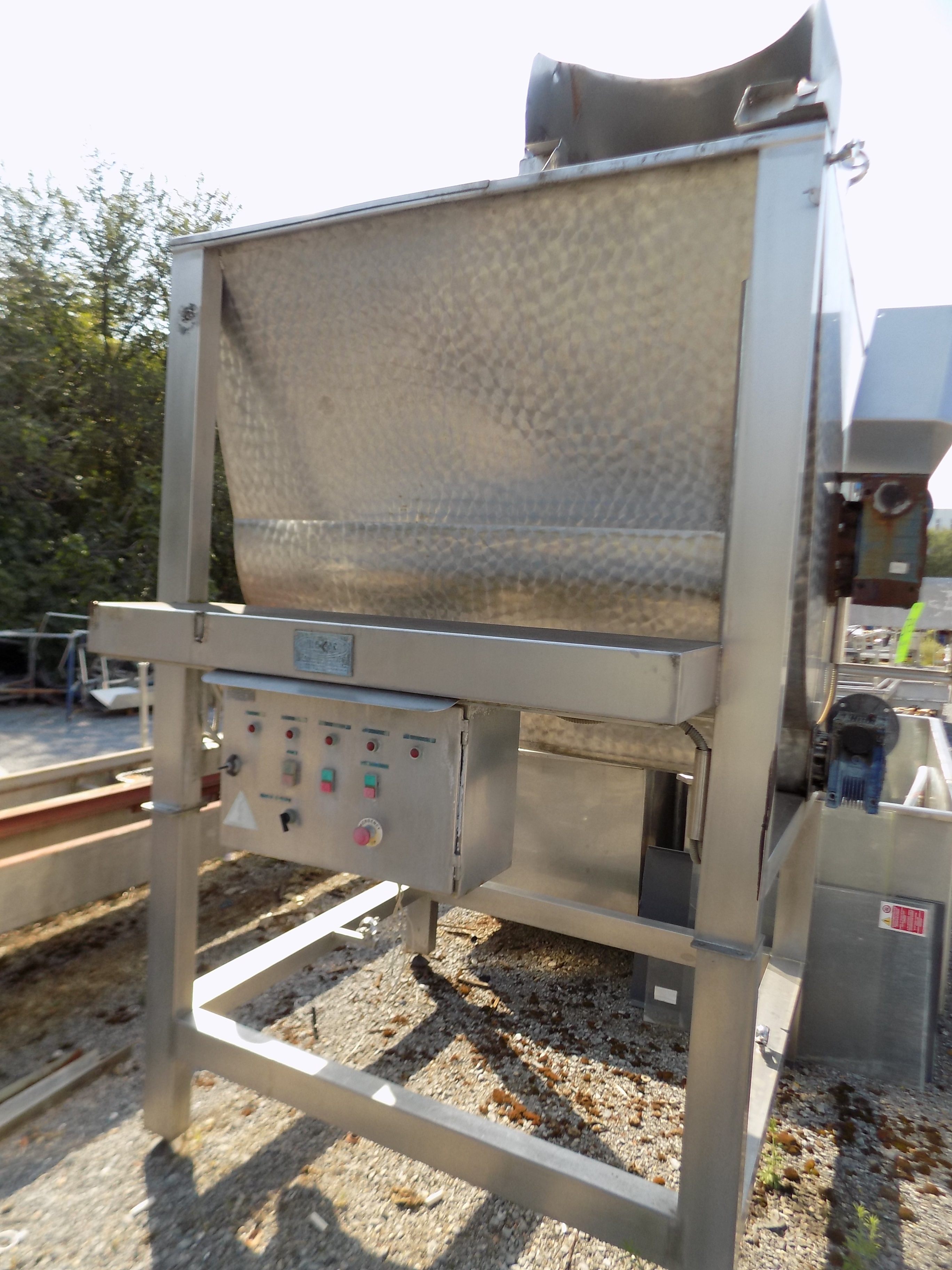 Inokat S/S Cheese Hopper with Screw Auger and (2) Drive Motors ...