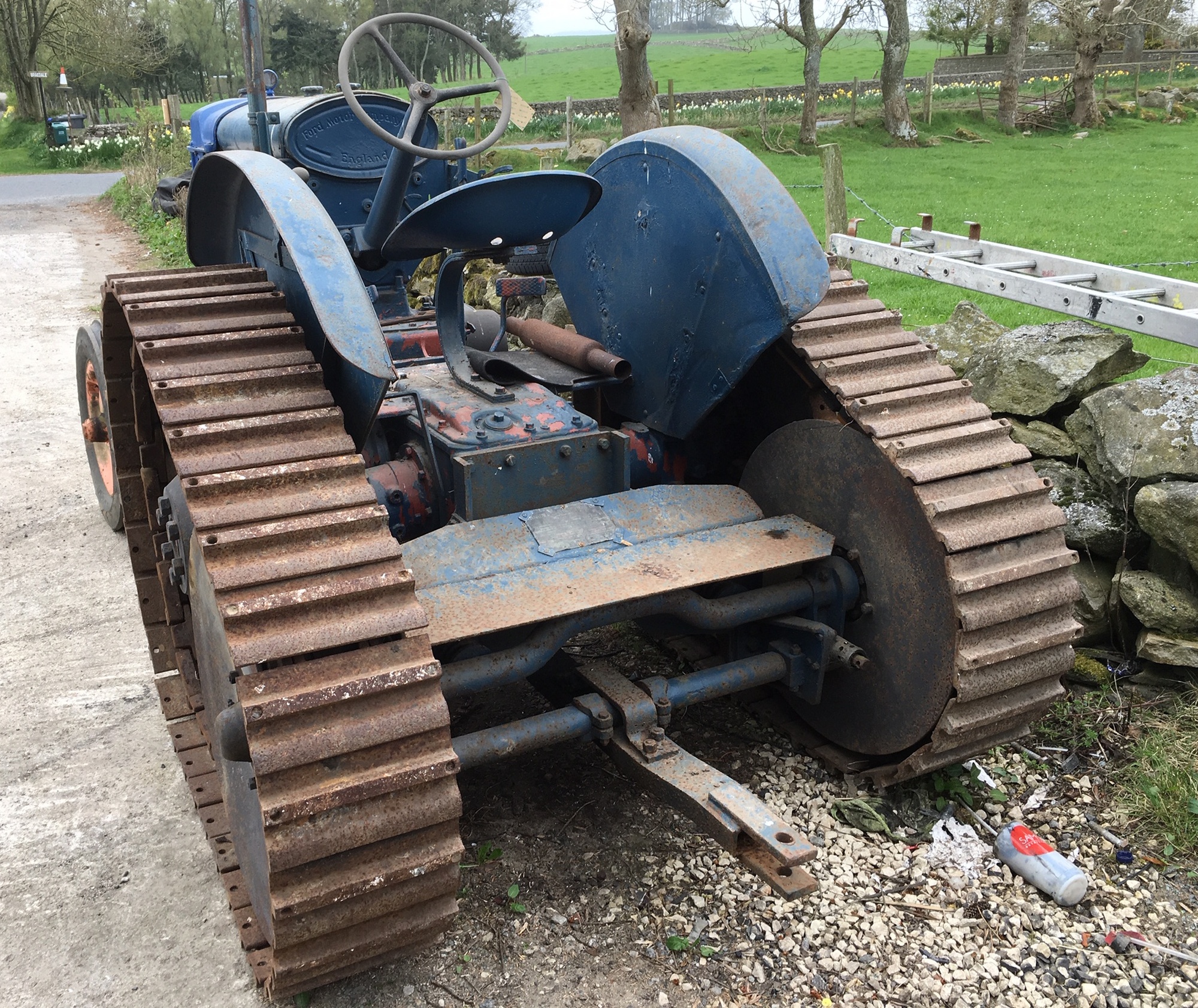 Fordson Major Half Track Tractor. IF YOU NEED A TELEPHONE LINE BID FOR ...