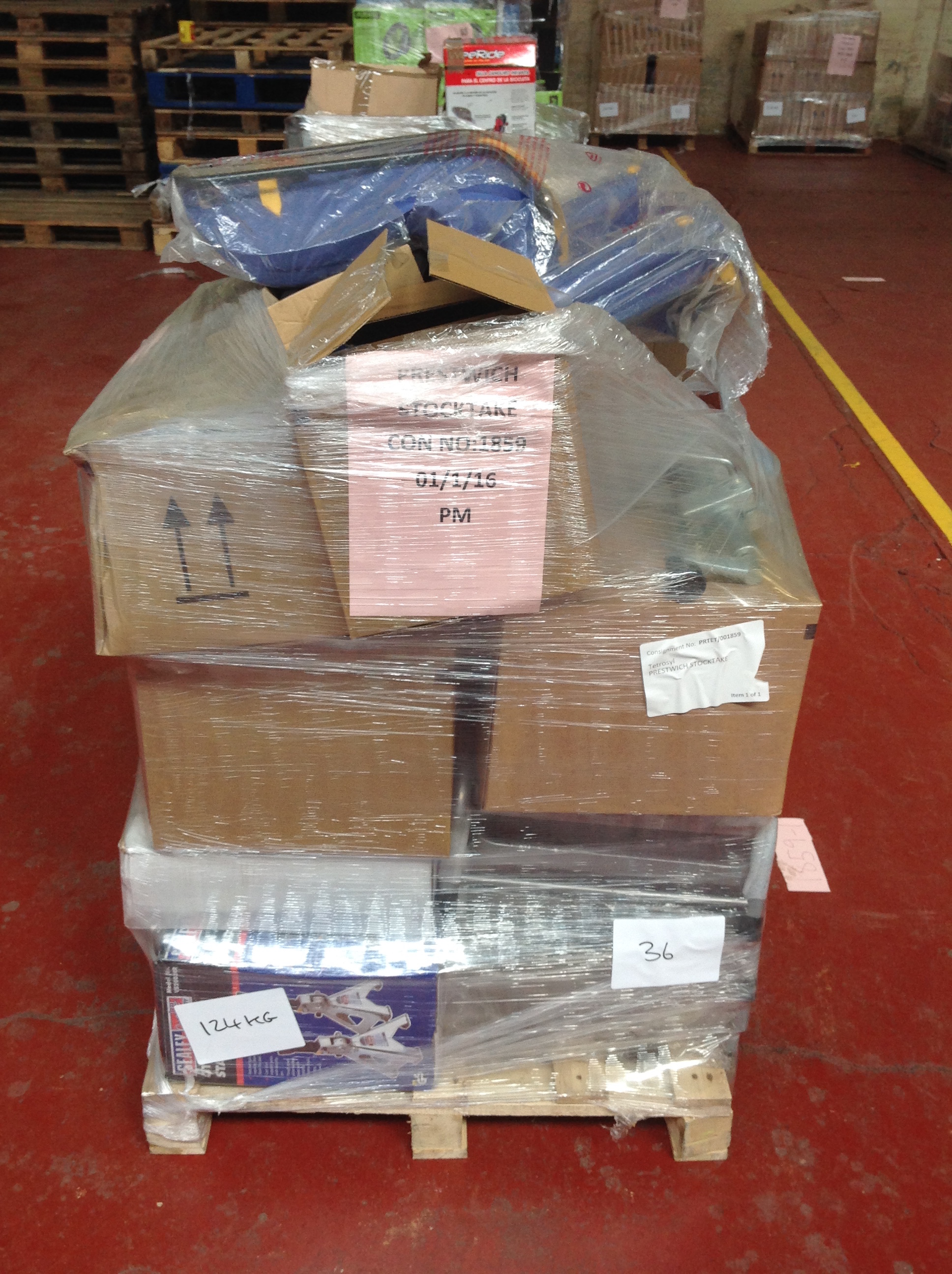 This mixed pallet contains multiple products, but mainly consists of ...