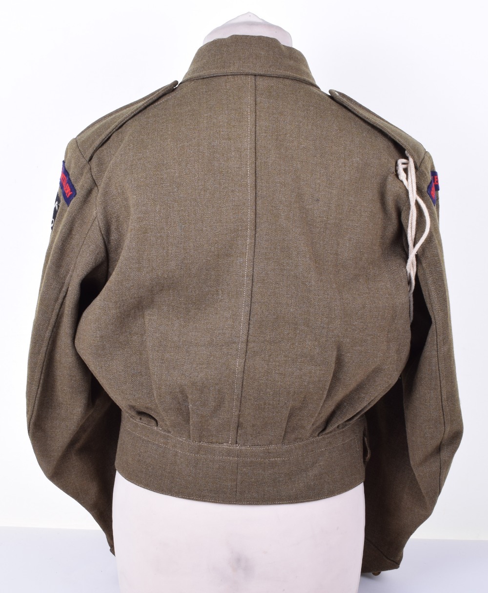 WW2 New Zealand Made Battle Dress Blouse Royal Artillery 2nd Infantry ...