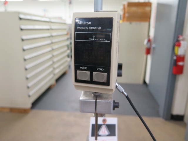 { Group of lots: 453,454,455 } Mitutoyo Digital Drop Indicator w/ Stand