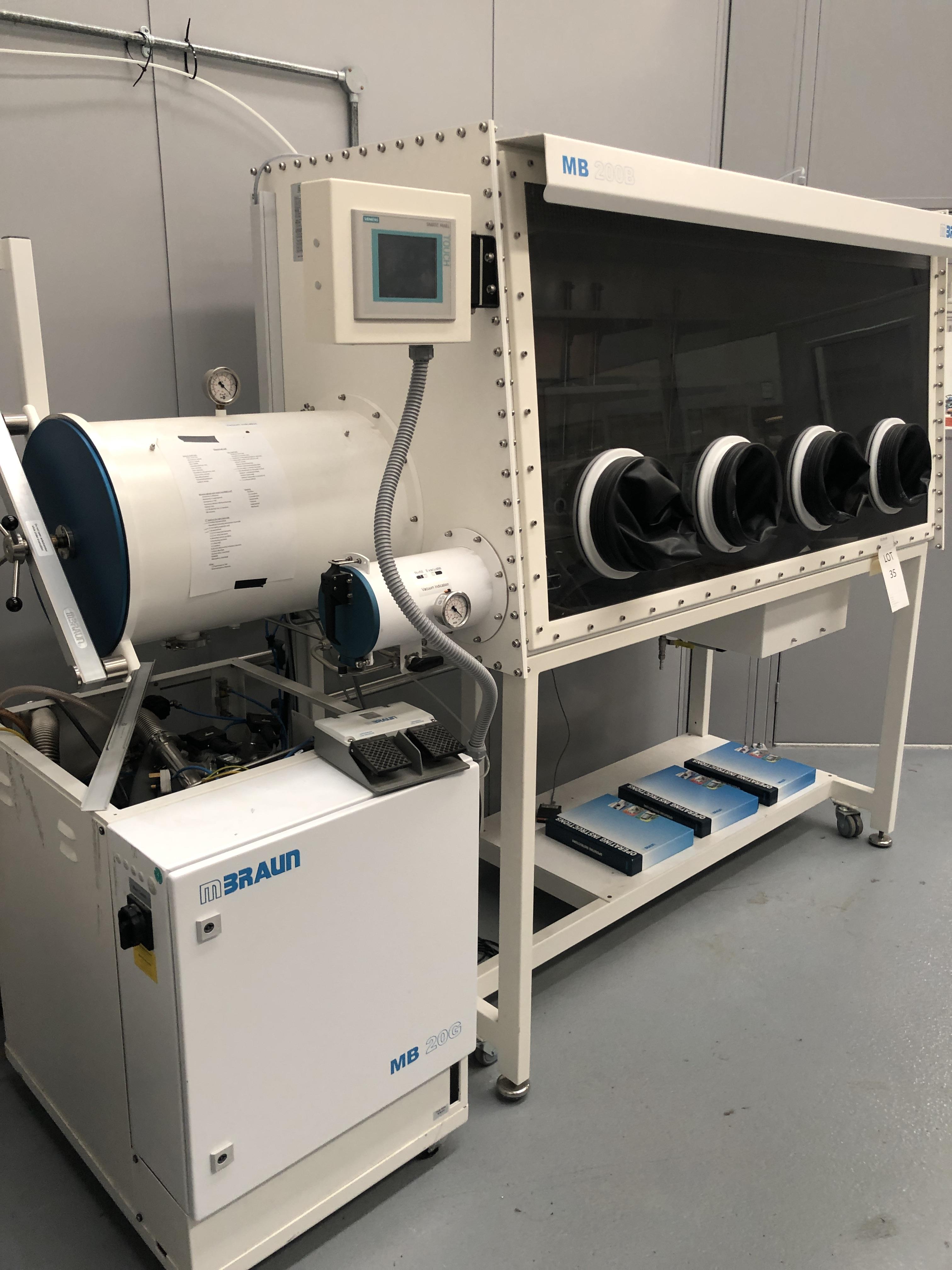 MBraun MB200B UniLab Pressure Chamber Complete with Siemens Simatic ...