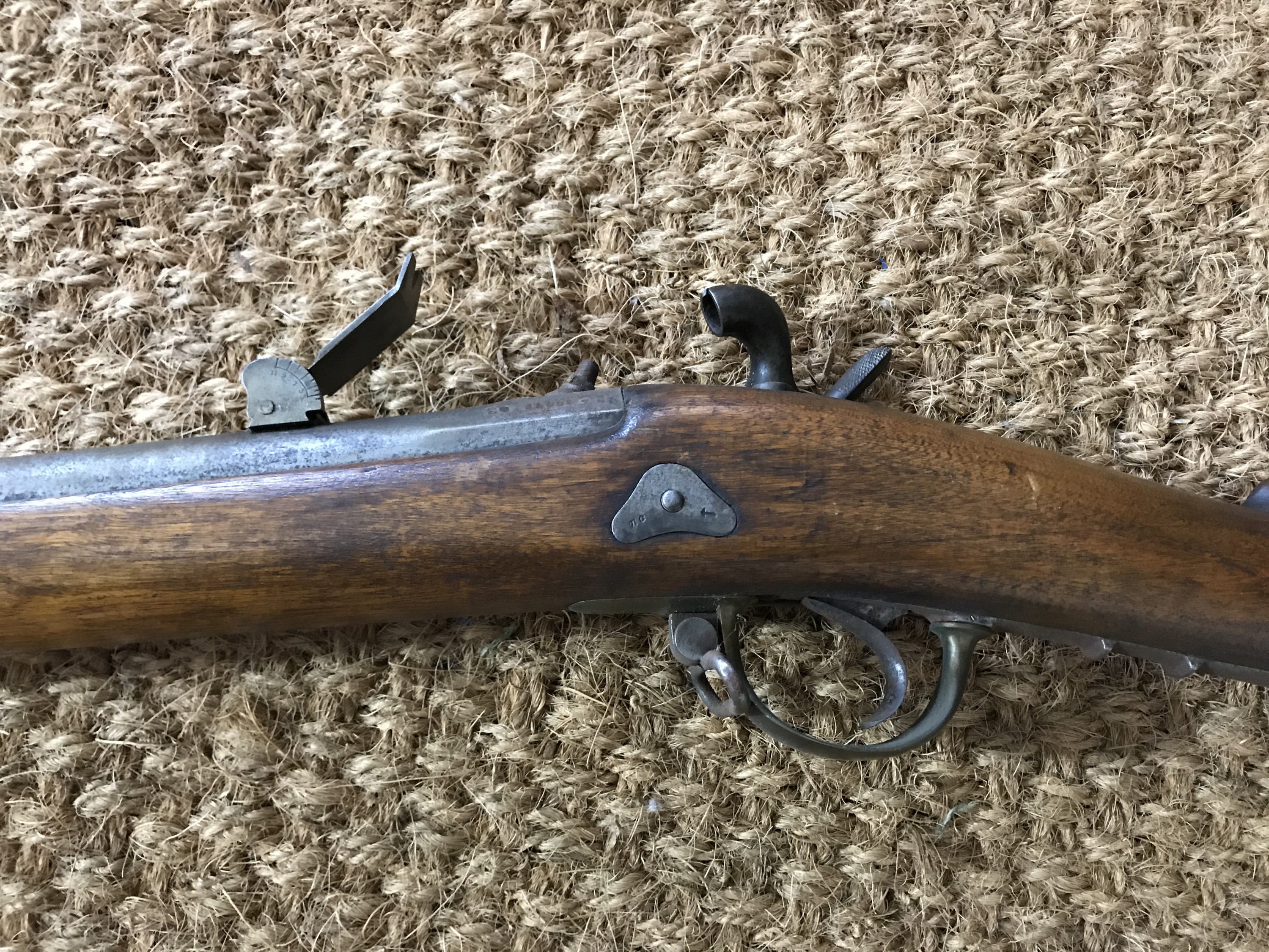 An Imperial Russian 1854 rifle-converted Model 1845 infantry musket