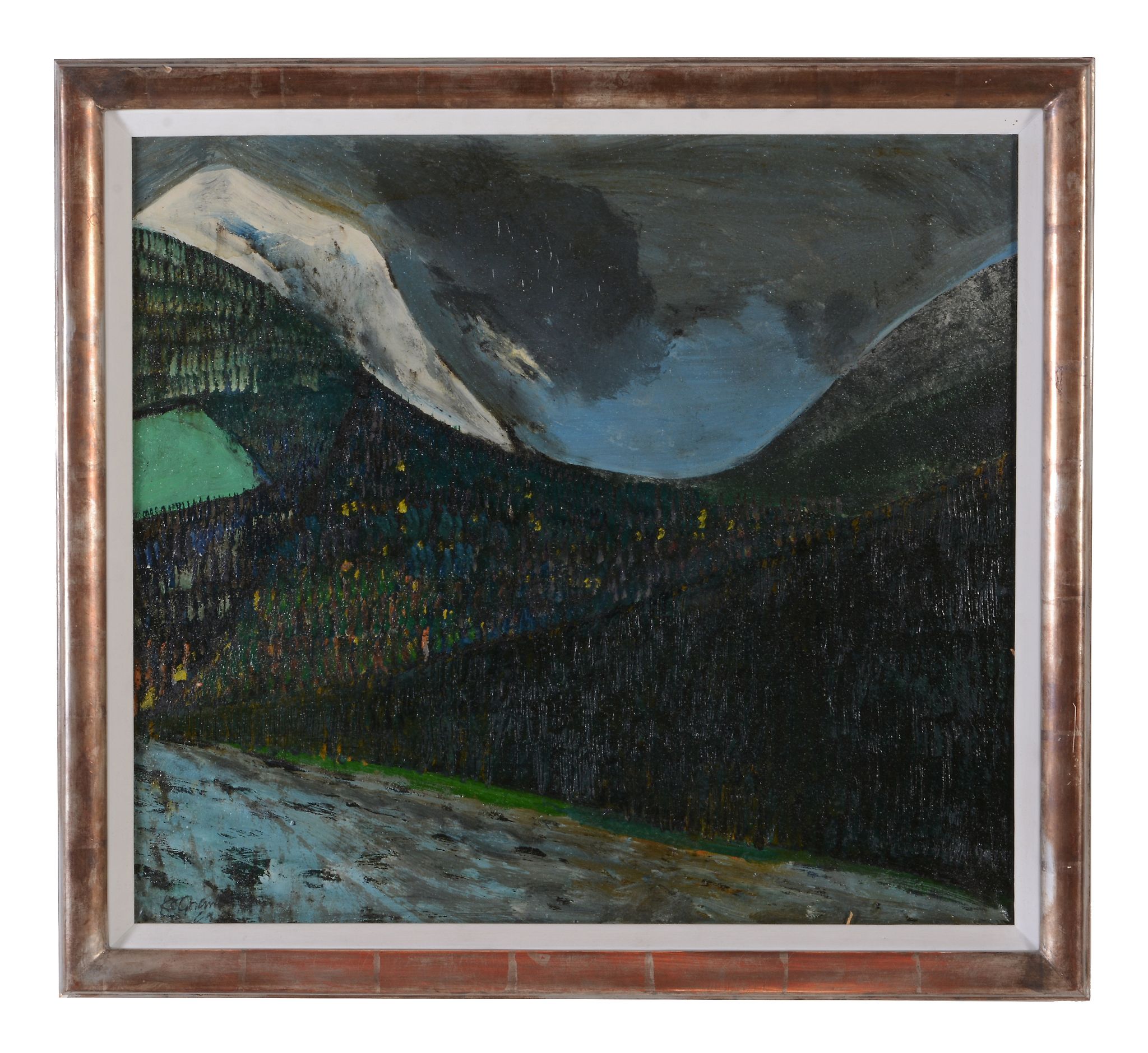 Keith Grant (British b.1930) - Dark Autumn, Diptych Oil on canvas One ...