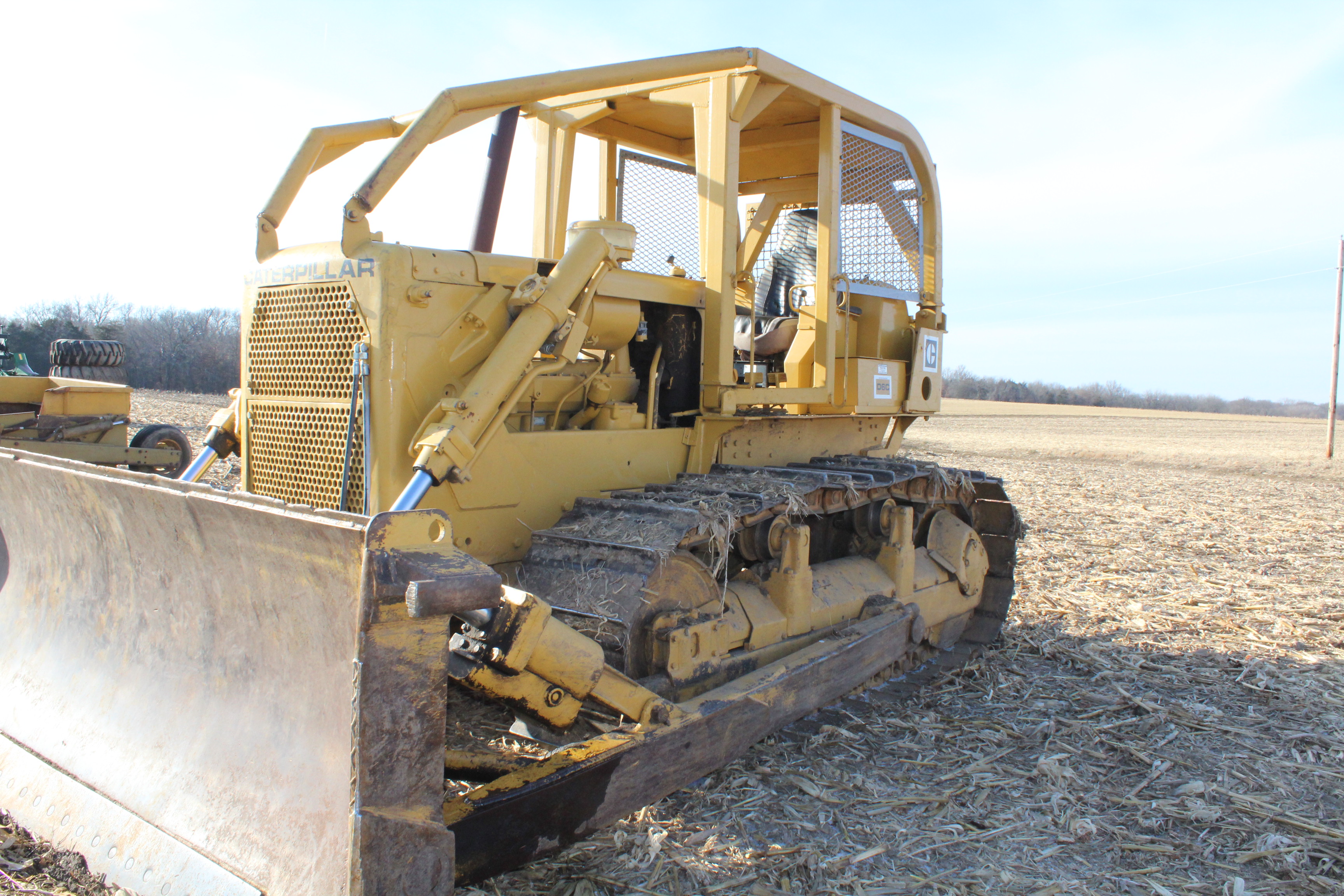 1967 Caterpillar D6C dozer 150 hp. showing (3250 hr.) new undercarriage ...