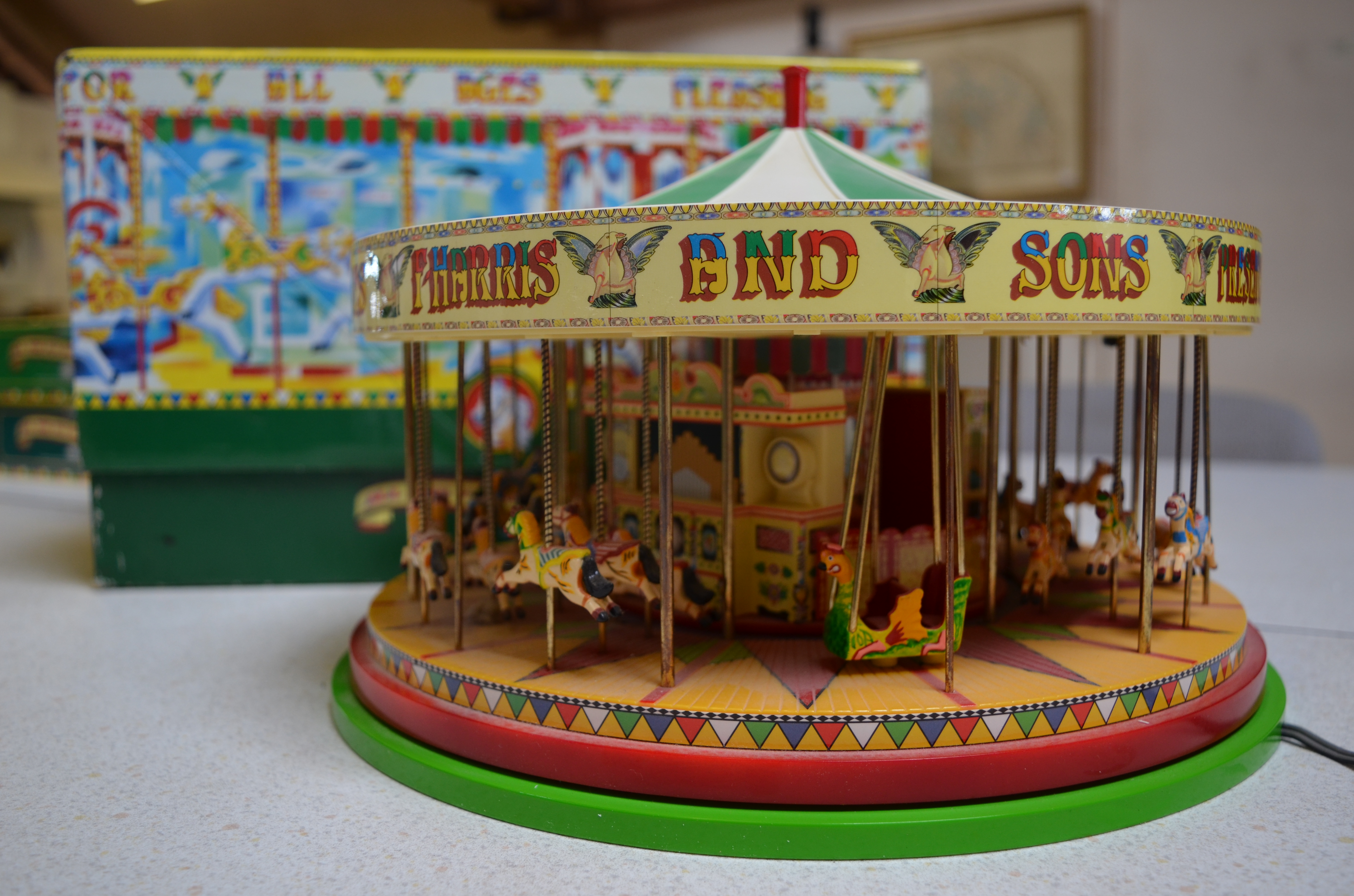 Boxed Corgi Fairground Attractions models: two carousels CC20401 The ...