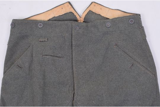 WW1 German Other Ranks Issue Riding Breeches, a beautiful pair of the ...