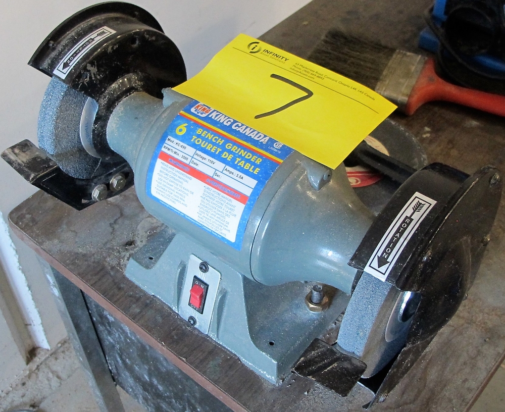 KING CANADA 6" BENCH GRINDER, MODEL KC-690, 110 V
