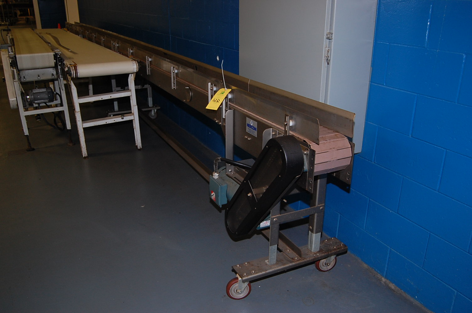 Nercon SS Frame Motorized Belt Conveyor - 28 ft. Length x 7 in. Wide ...