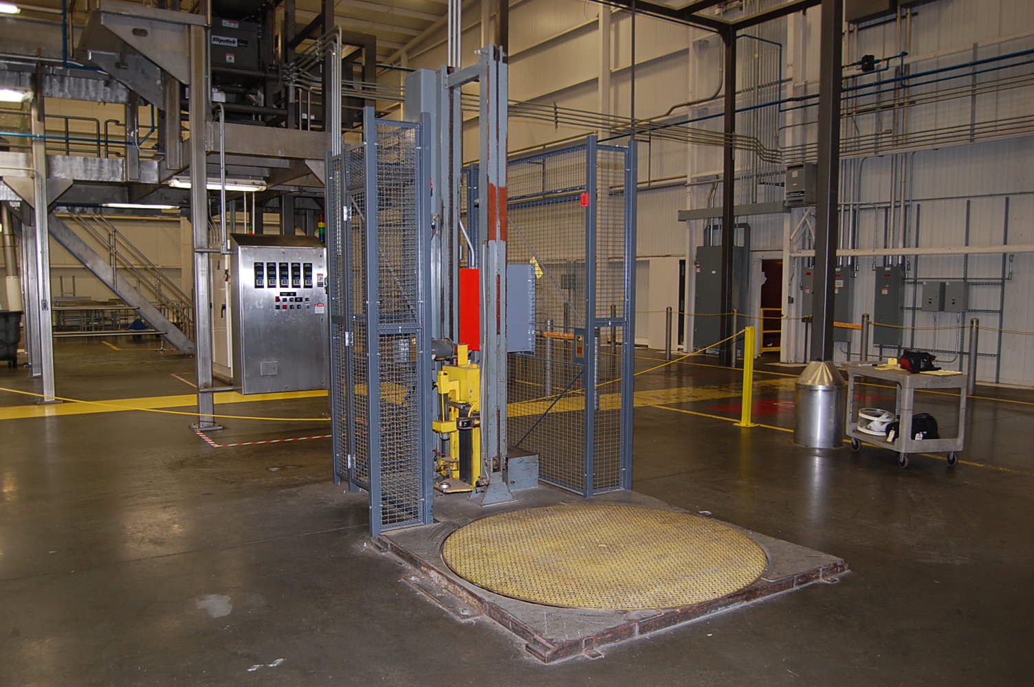 Mima Accu-Stretch/Stretch Wrap Machine, 72 in. Diameter Rotating Table ...