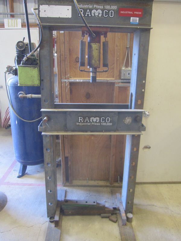 Ramco Model RP50 50 Ton Hydraulic H-Frame Shop Press , (Sub Location ...