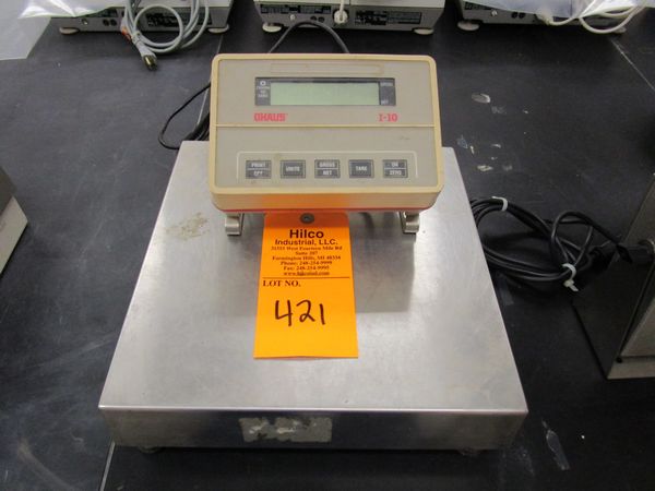 Ohaus Model I-10 Digital Benchtop Platform Scale