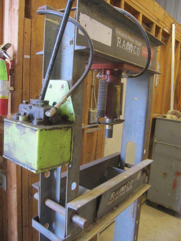 Ramco Model RP50 50 Ton Hydraulic H-Frame Shop Press , (Sub Location ...