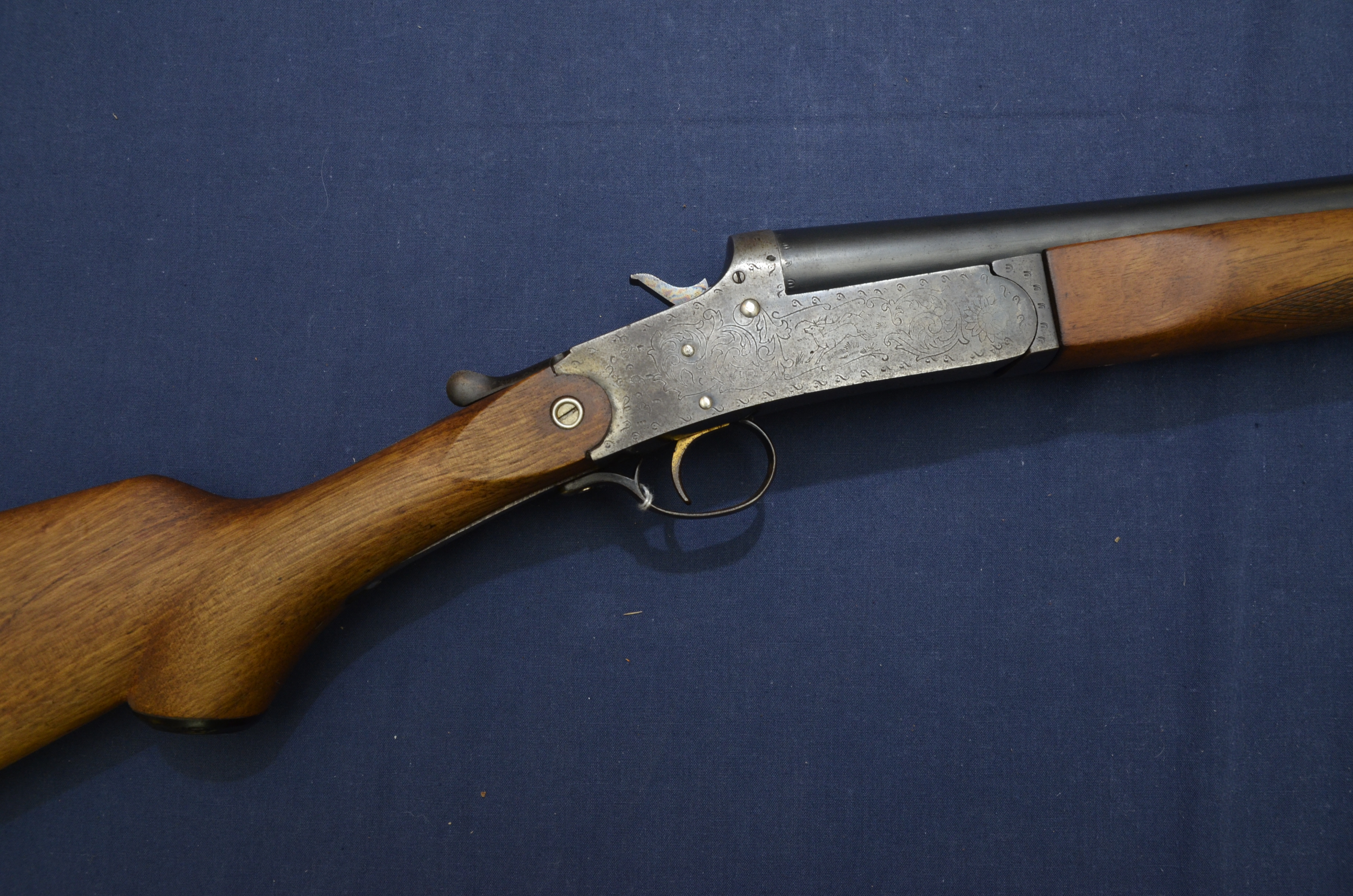 10 bore single barreled shotgun, 32 inch barrels, Eibar Spain, serial ...