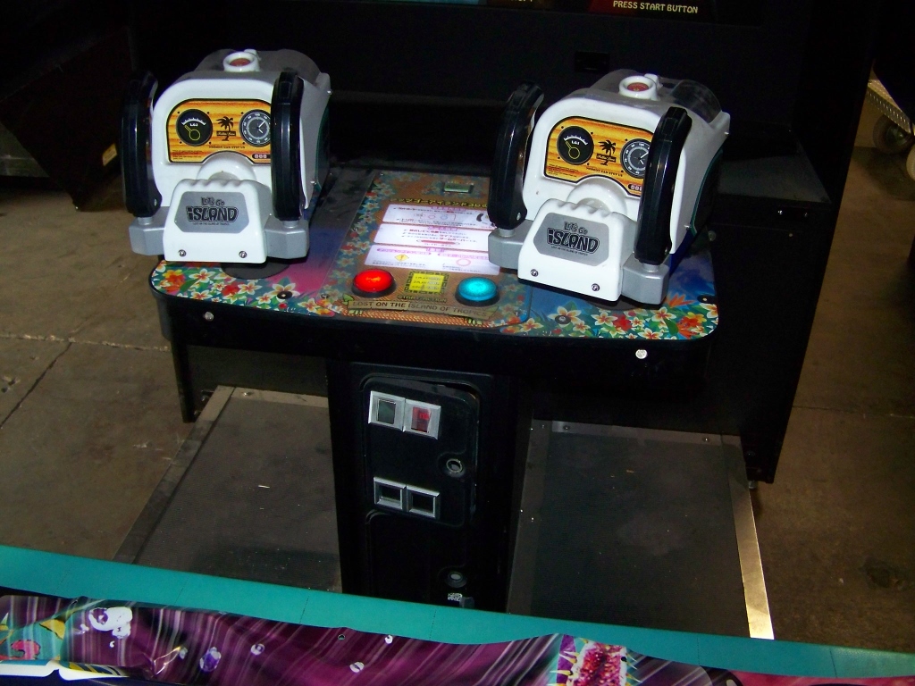 LET'S GO ISLAND 3D DELUXE SEGA ARCADE GAME Item is in used condition ...